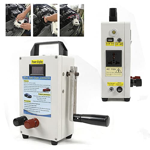 Hand Crank Generator with USB Charger 150W Outdoor Travel Camping ...