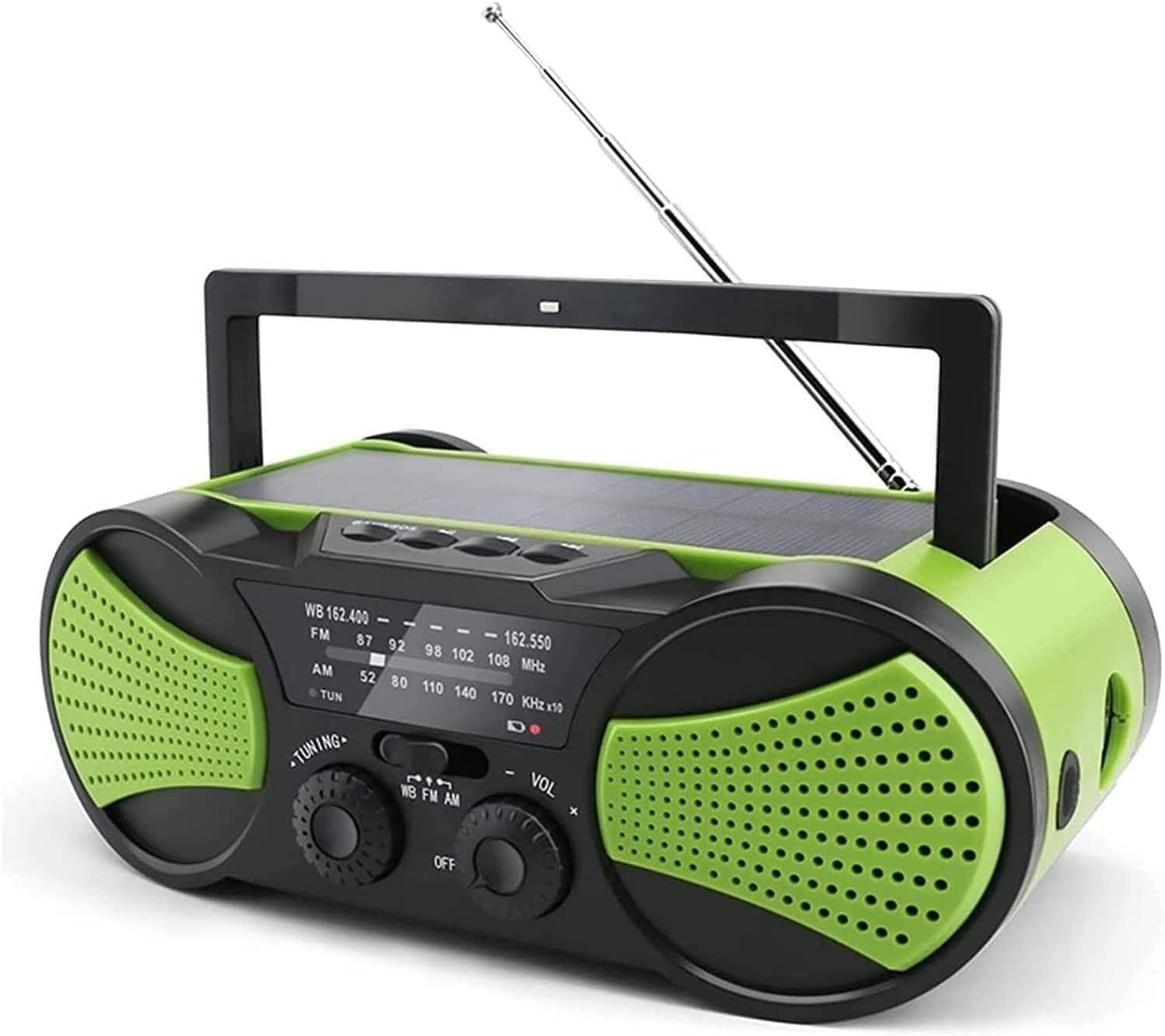 Hand Crank Radio Dynamo Radio with LED Flashlight Rechargeable USB ...