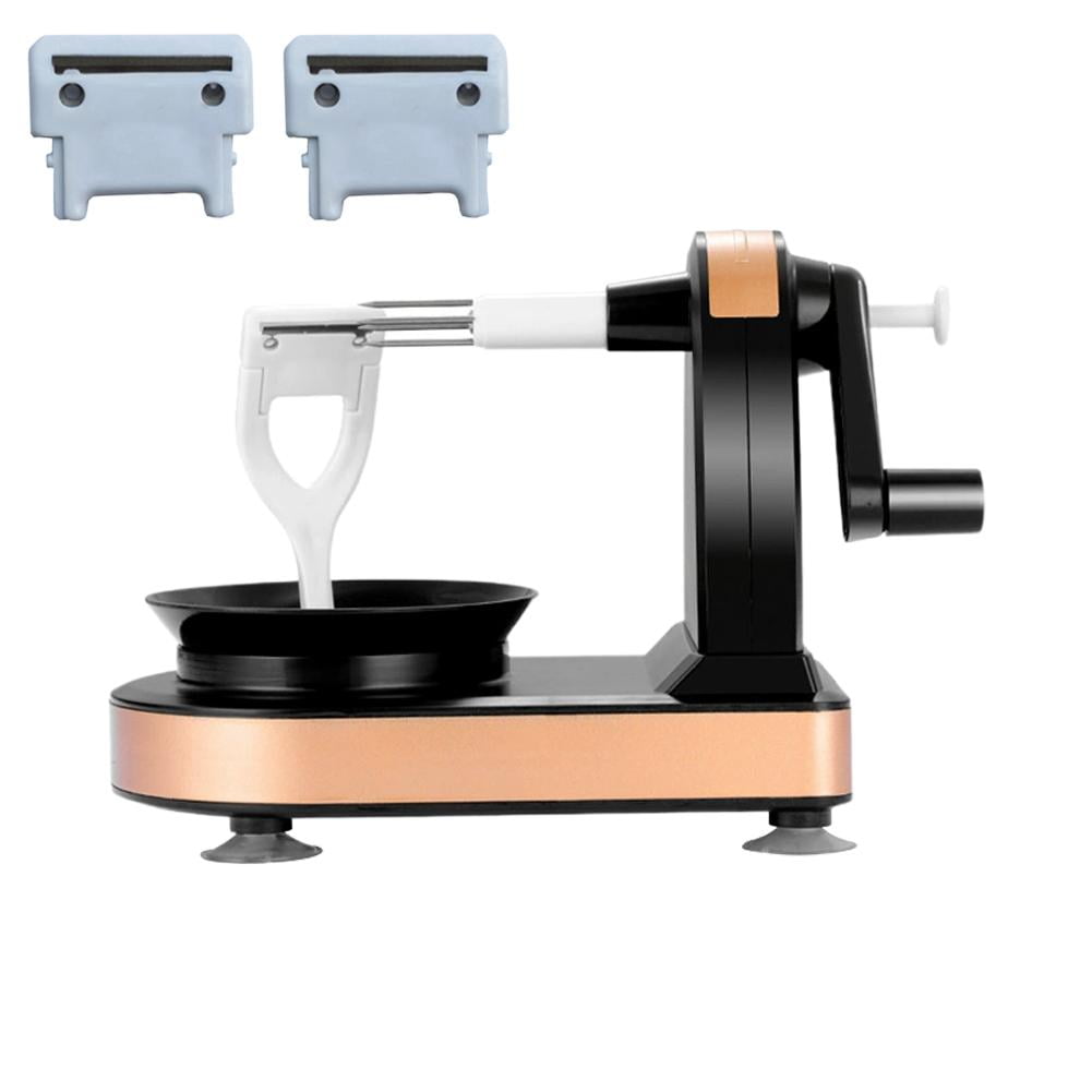 Hand-Cranked Apple Peeler with 2 Blades Replacements, Multi-functional ...