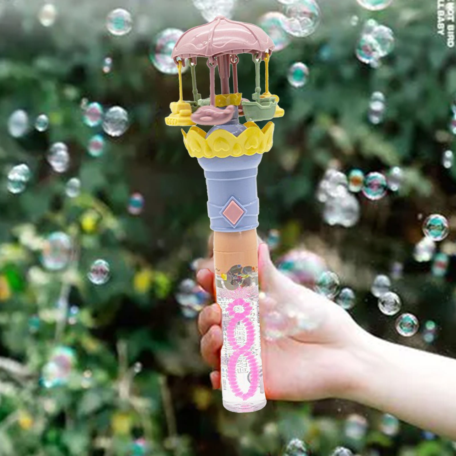 Hand Cranked Carousel Toy, Face Changing Toy, Glowing Lights Toy ...