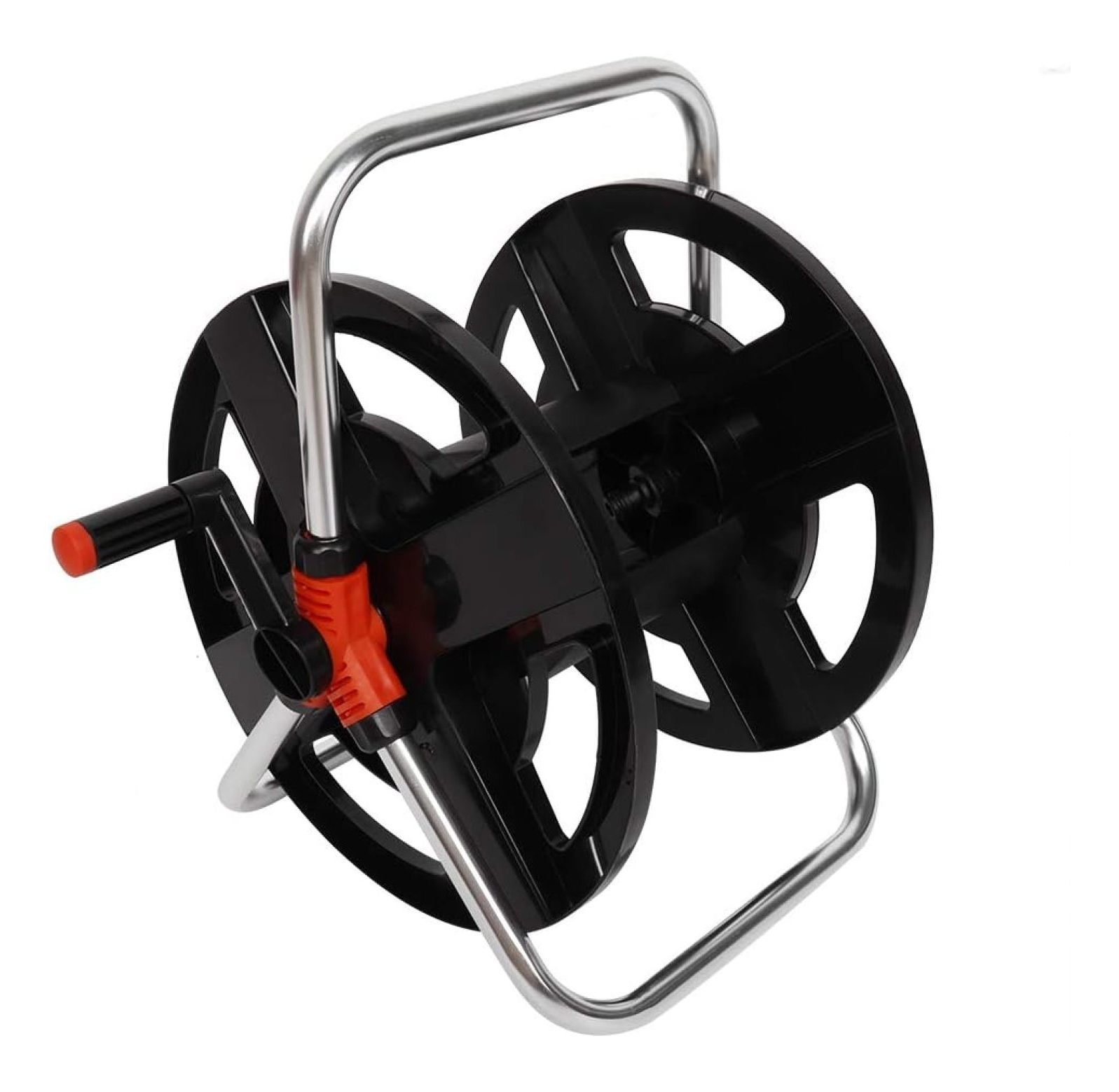 Hand Cranked Hose Reel, Practical Water Pipe Storage Shelf Aluminium ...