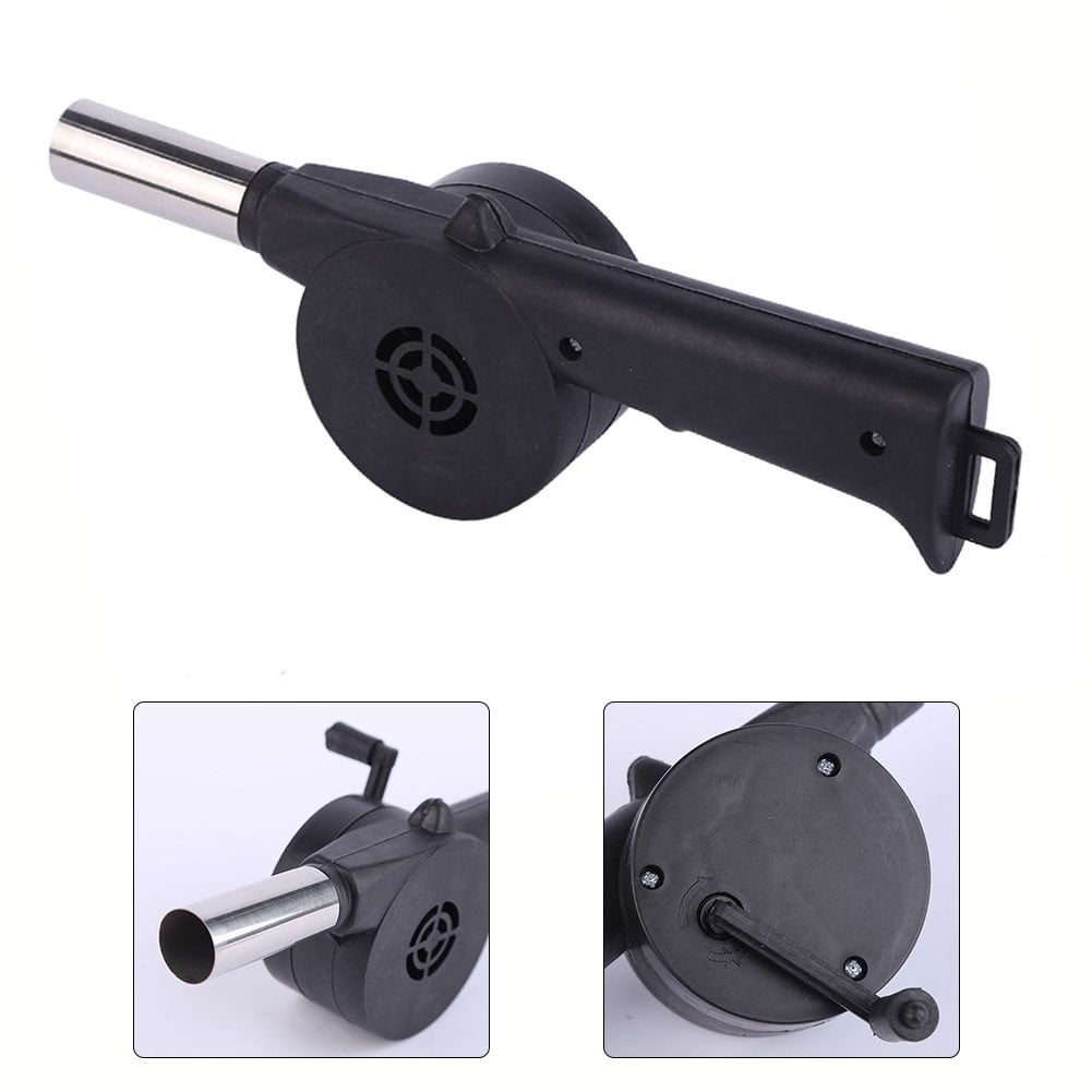 Hand-Cranked Outdoor Bbq Grill Air Blower Fire Bellows Tools Barbecue ...