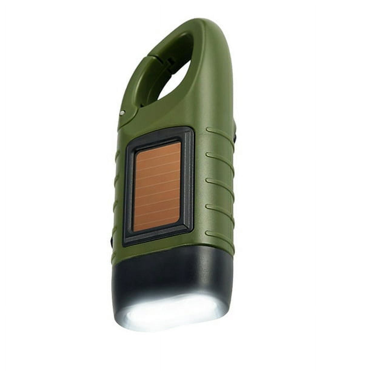 Hand Cranking Solar Powered Flashlight, Rechargeable Emergency LED ...