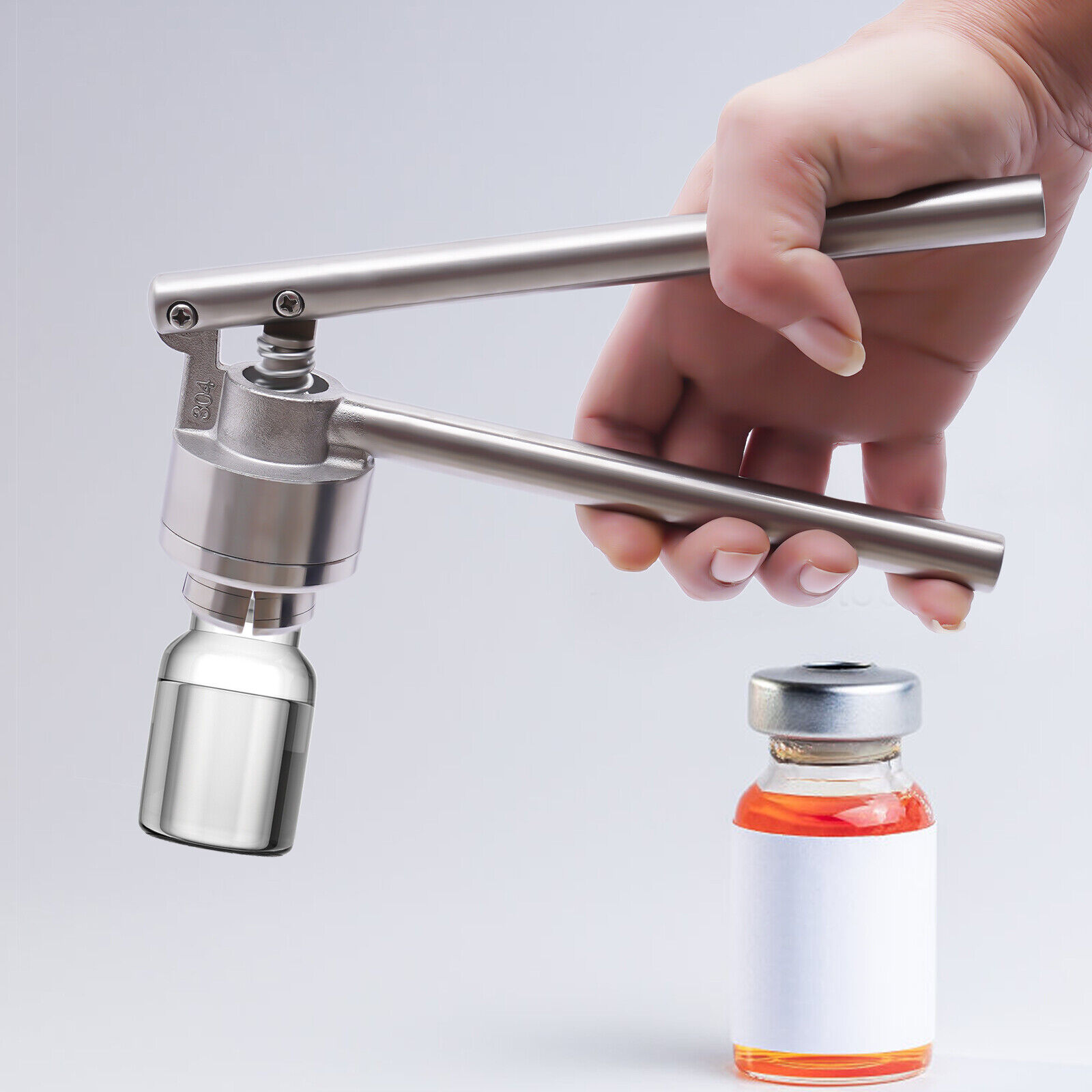 Hand Crimper Manual Sealing for Crimping flip off Vial Seal Cap Plier ...