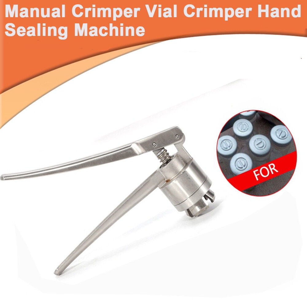 Hand Crimper Sealer Cap Vial Capper Manual Sealing steel Machine 20mm ...