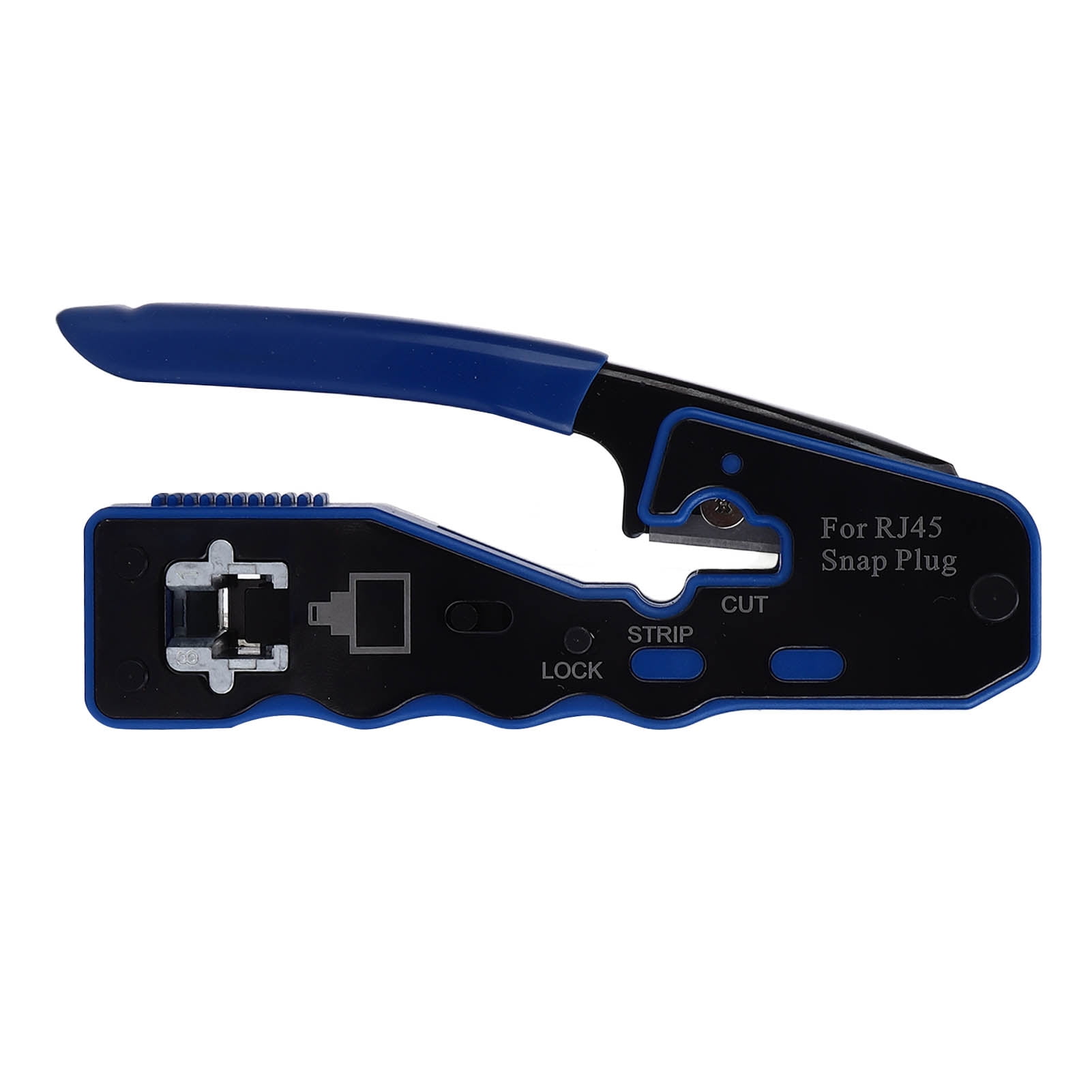 Hand Crimping Pliers 8P Crystal Head Crimper Network Cable Stripper ...