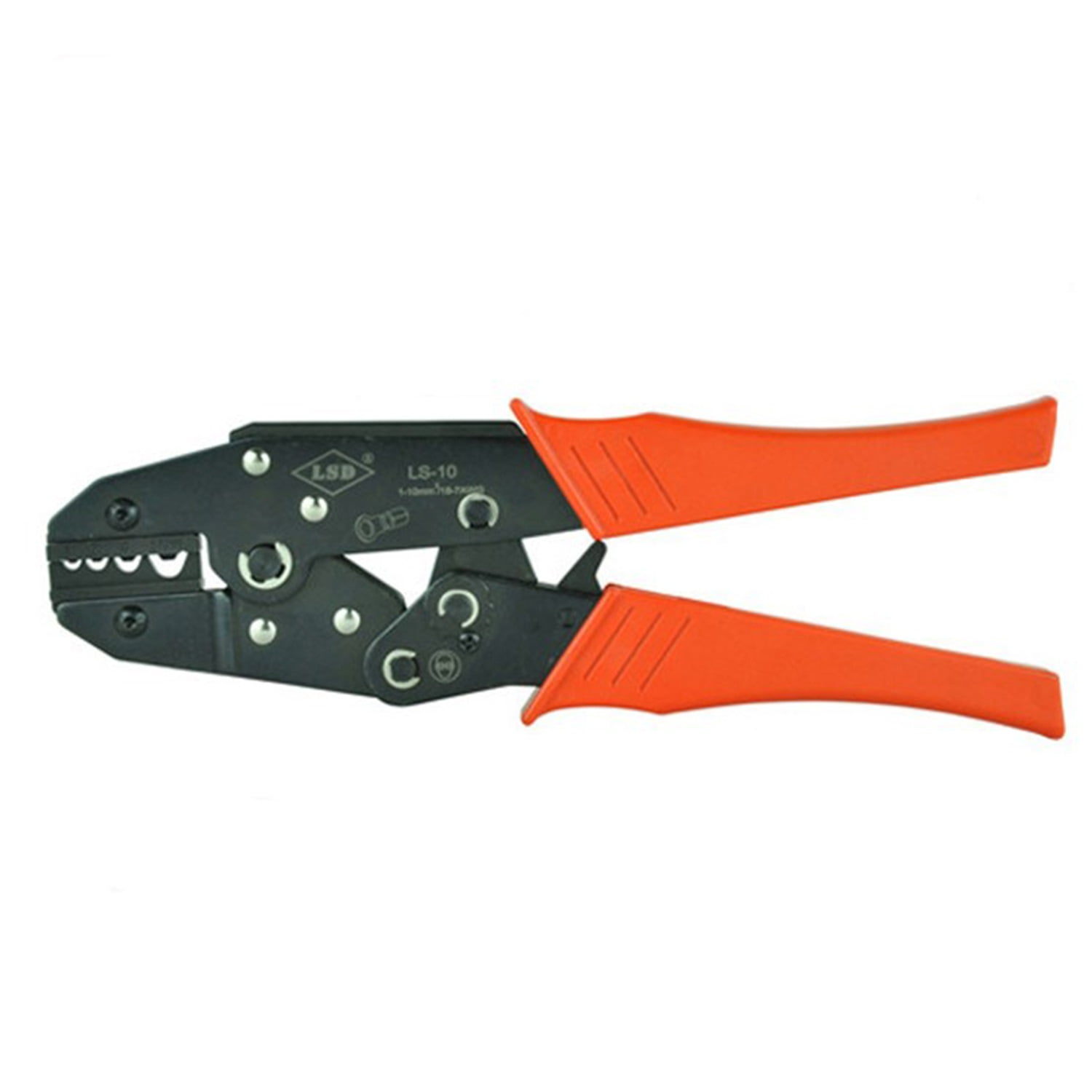 Hand Crimping Tool for 1-10mm² Non-insulated Cable Links,Manual Ratchet ...