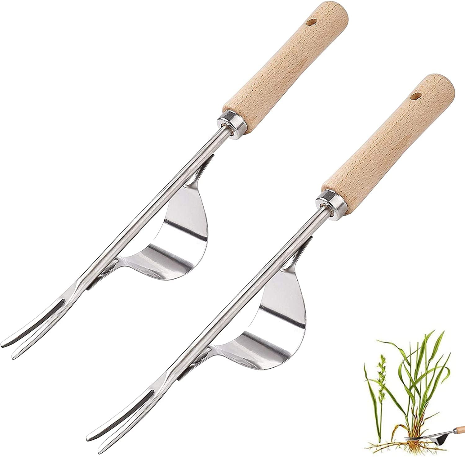 Hand Cultivator Premium Hand Rake for Tilling Soil - Heavy Duty ...