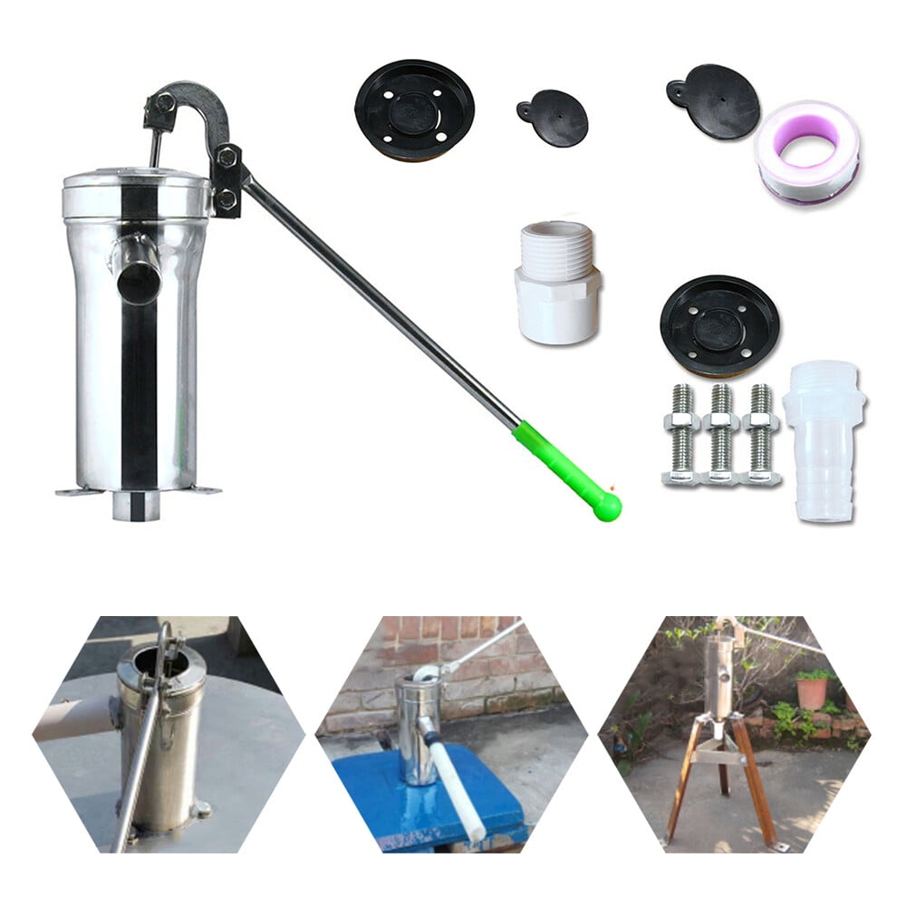 Hand Deep Well Pump Stainless Steel Manual Farm Industrial Work Water ...