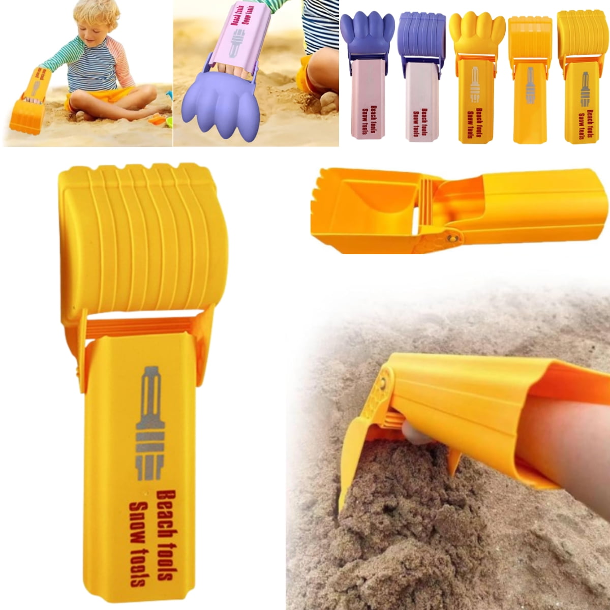 Hand Digger, Sand Excavator, 13.38 Inch Large Snow Grabber Tool, Water ...
