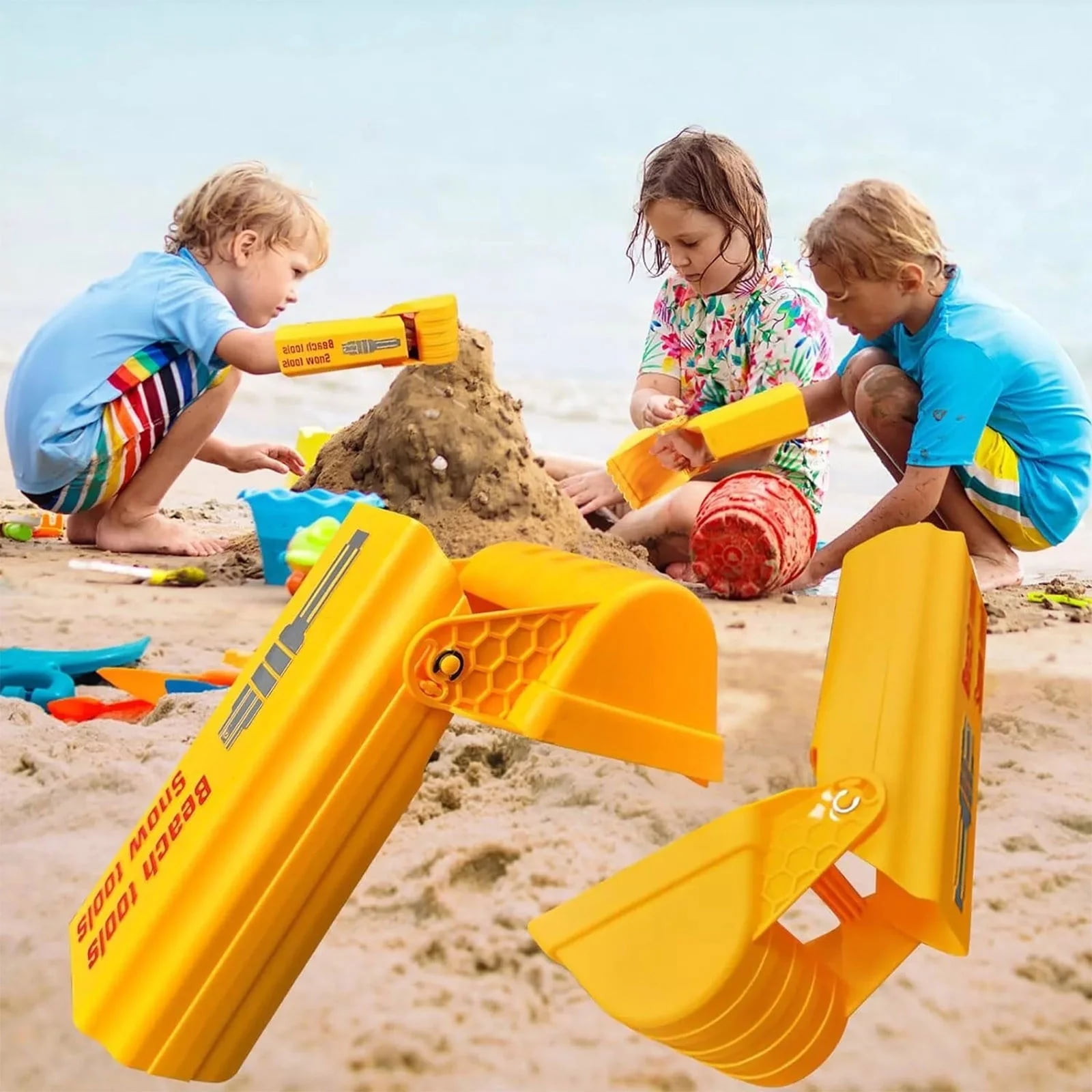 Hand Digger Toy for Kids Excavator Arm Toy Beach Digger Excavator ...