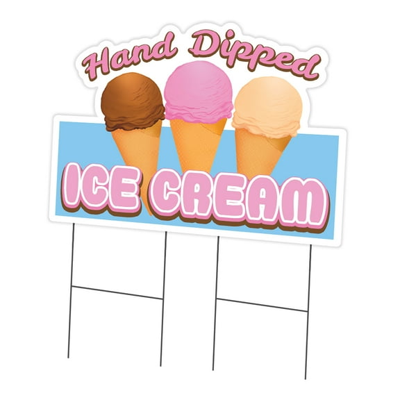 FLOOR SAMPLE SALE 5 Pack Of 18" x 24" Yard Sign & Stake outdoor plastic ...