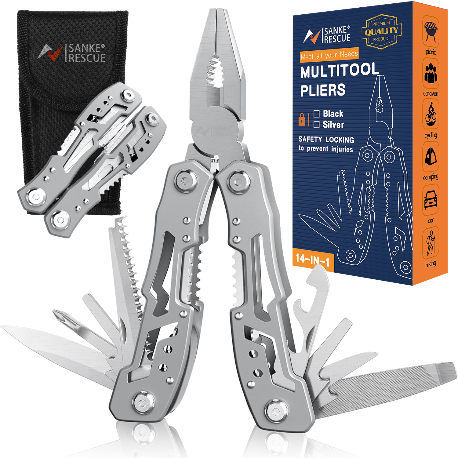 Hand Diy Multi Tools Multi-tool Folding Knives Scissor Cutters EDC ...