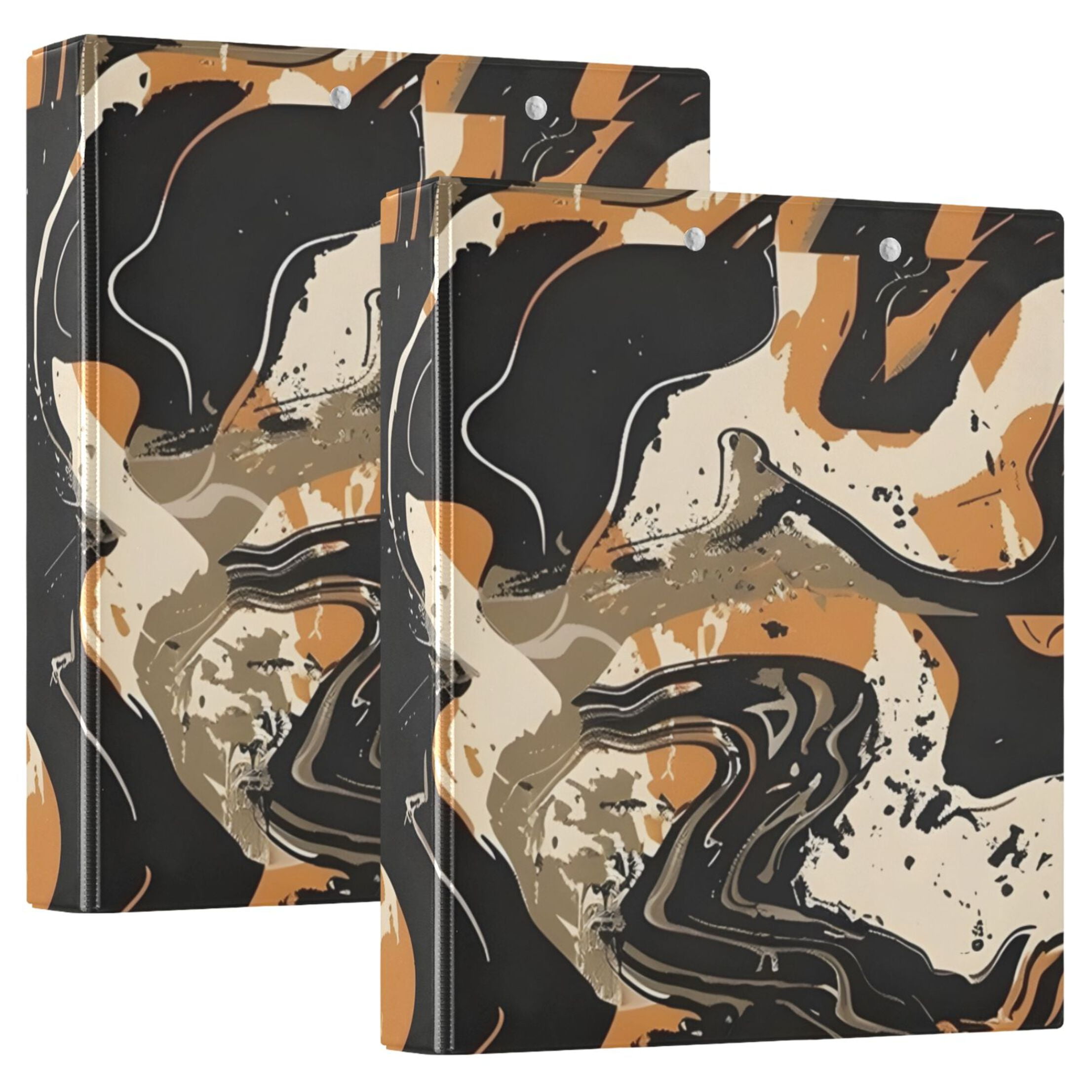 Hand Draw Abstract Graffiti Hardcover 3 Ring Binder 1.5 inch Round ...