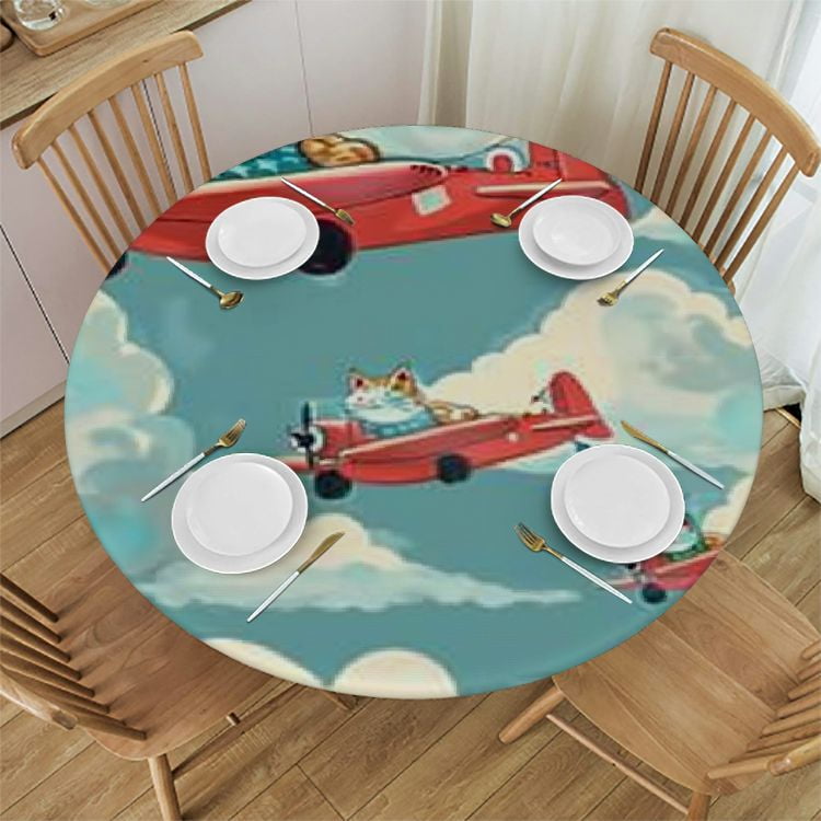 Hand Drawing Plane Round ,and Dining to Clean Indoor Outdoor Use ...