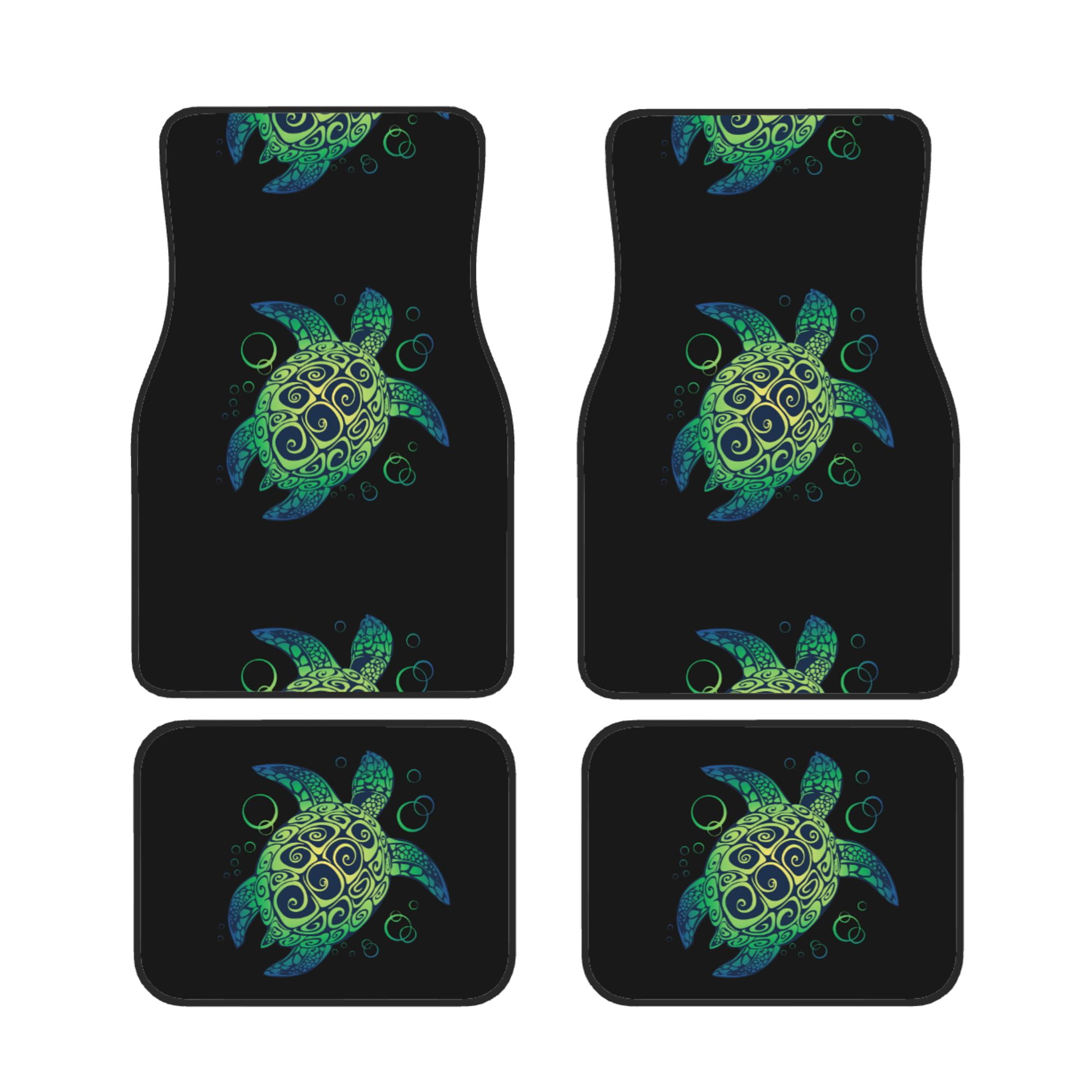 Hand Drawing Turtle Universal Fit Carpet Floor Mats For Car Suv Van ...