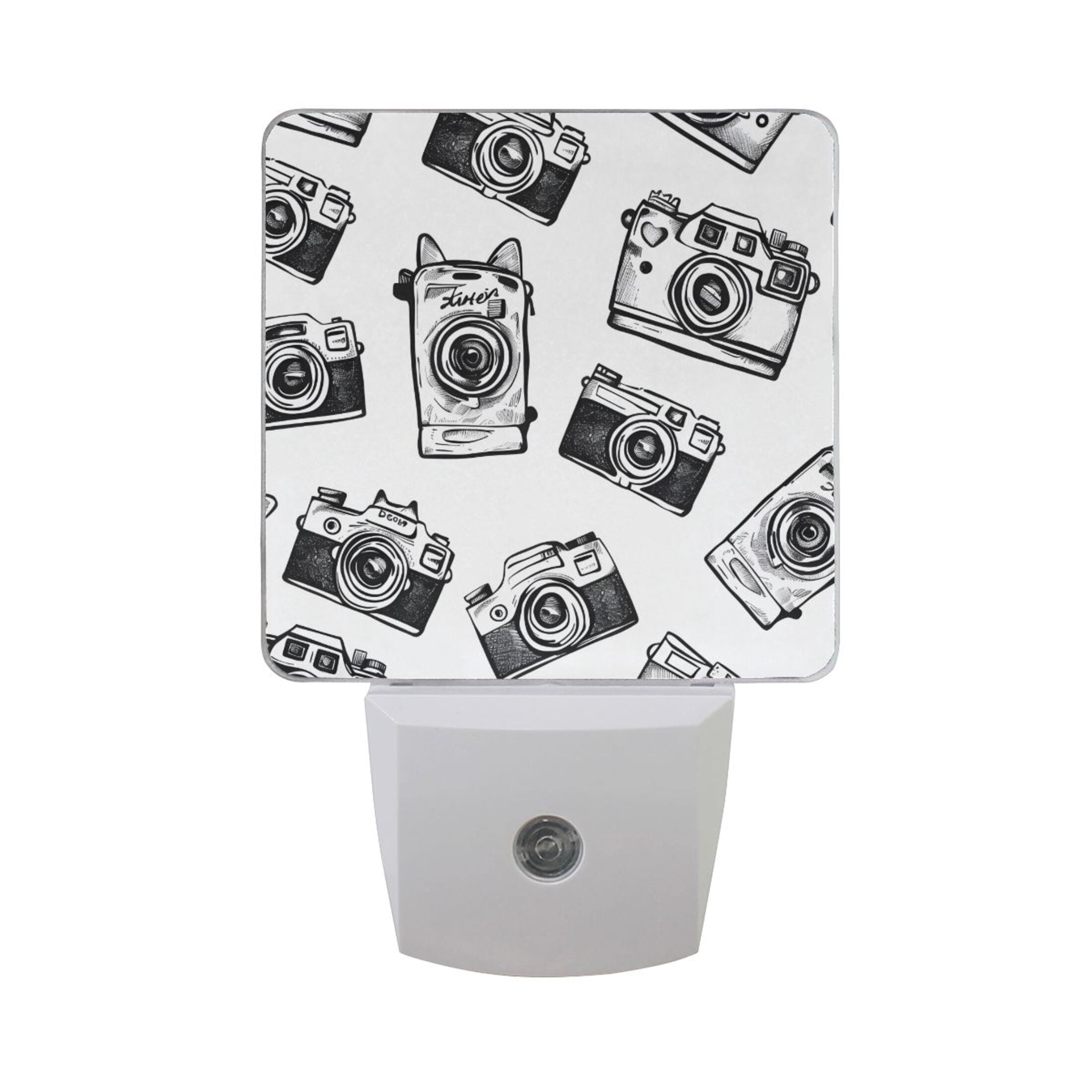Hand Drawn Camera Night Light 2 Pack LED Nightlight Plug into Wall Dusk ...