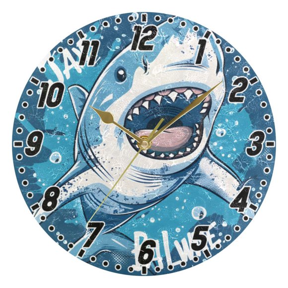 Shark Clock