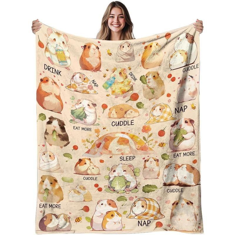 Hand Drawn Cats Pattern Throw Ultra Soft Thin Material All Season Use ...