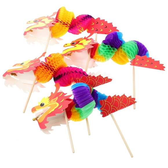 Paper Dragon Puppets