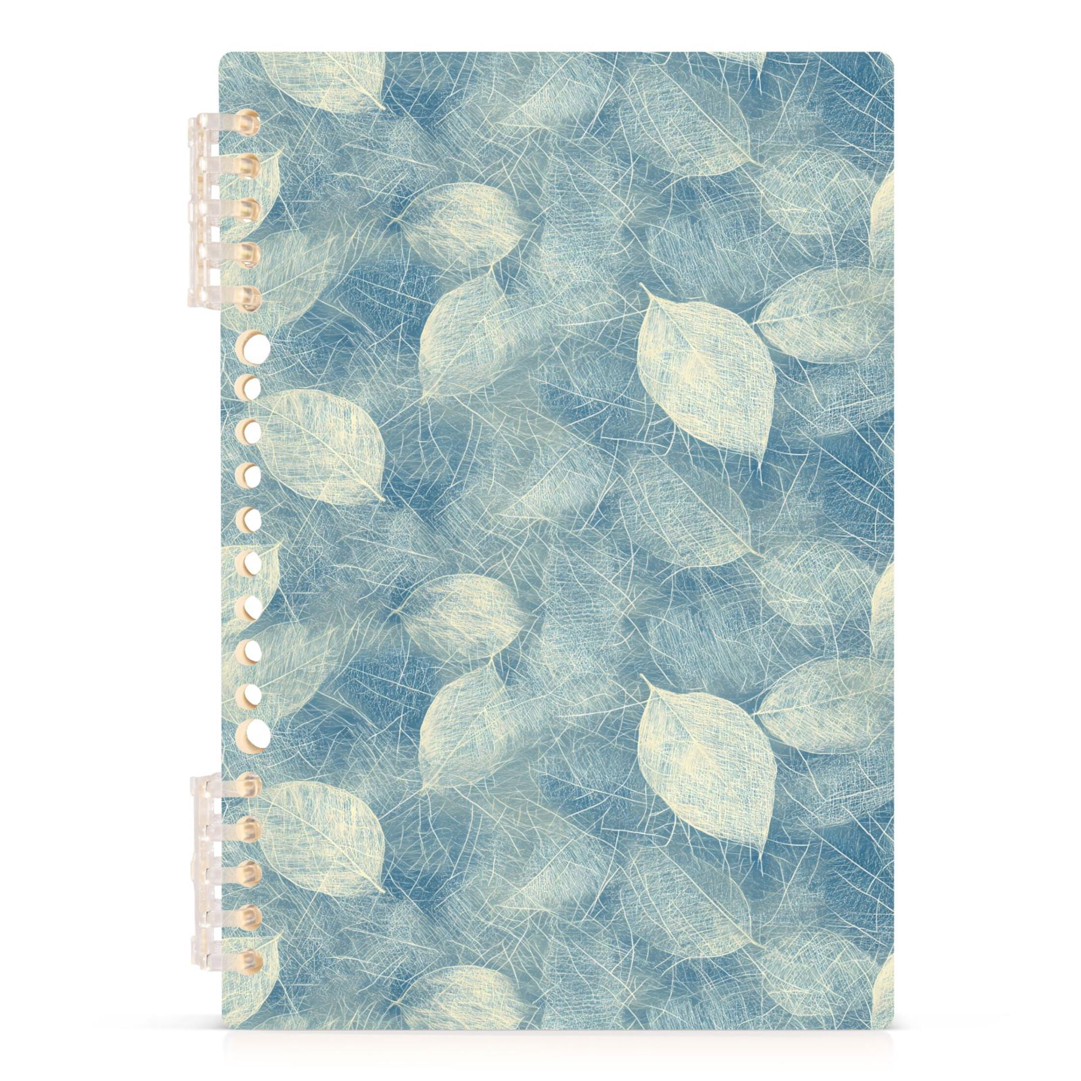 Hand Drawn Leaf Notebooks 1-subject Journal 60 Sheets A5 College Ruled ...