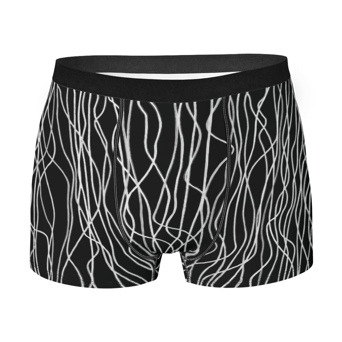 Hand Drawn Lines Boxer Shorts For Man 3D Print Male Underwear Panties ...