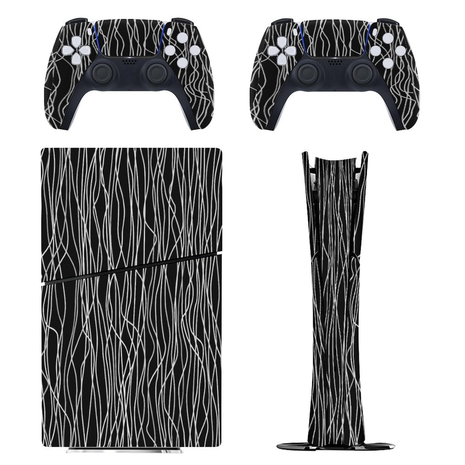 Hand Drawn Lines PS5/PS5 Pro/PS5 Slim Digital Disc Skin Sticker For ...