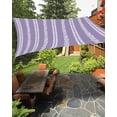 Hand-Drawn Lines Sun Shade Sail 8'X10' Modern Abstract White Leaf Lines ...