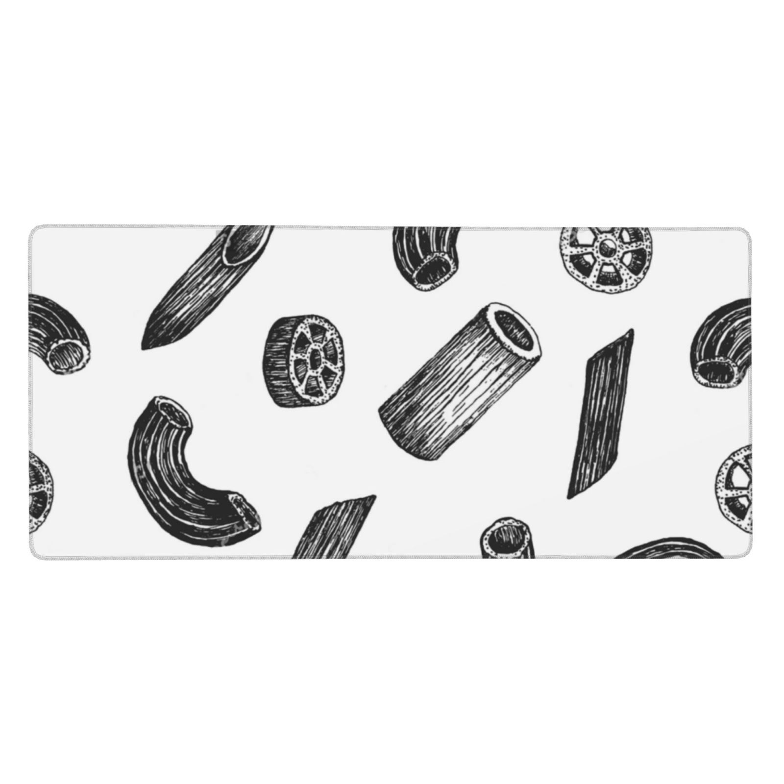 Hand Drawn Pasta Mousepad Large Mouse Pad Desk Pad Computer Keyboard ...