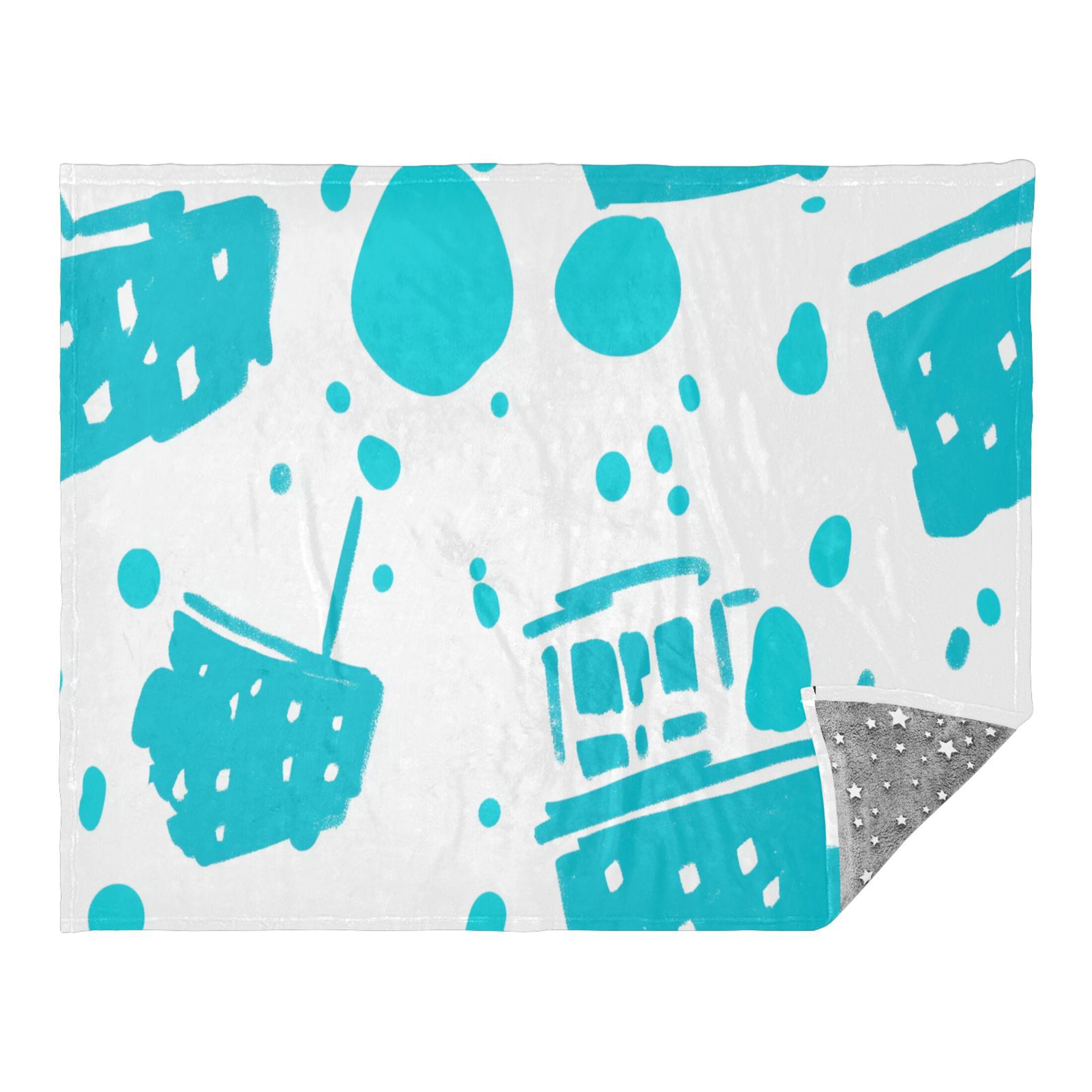 Hand Drawn Style Boat Camping Blankets Bed Throws and Cozy Travel ...
