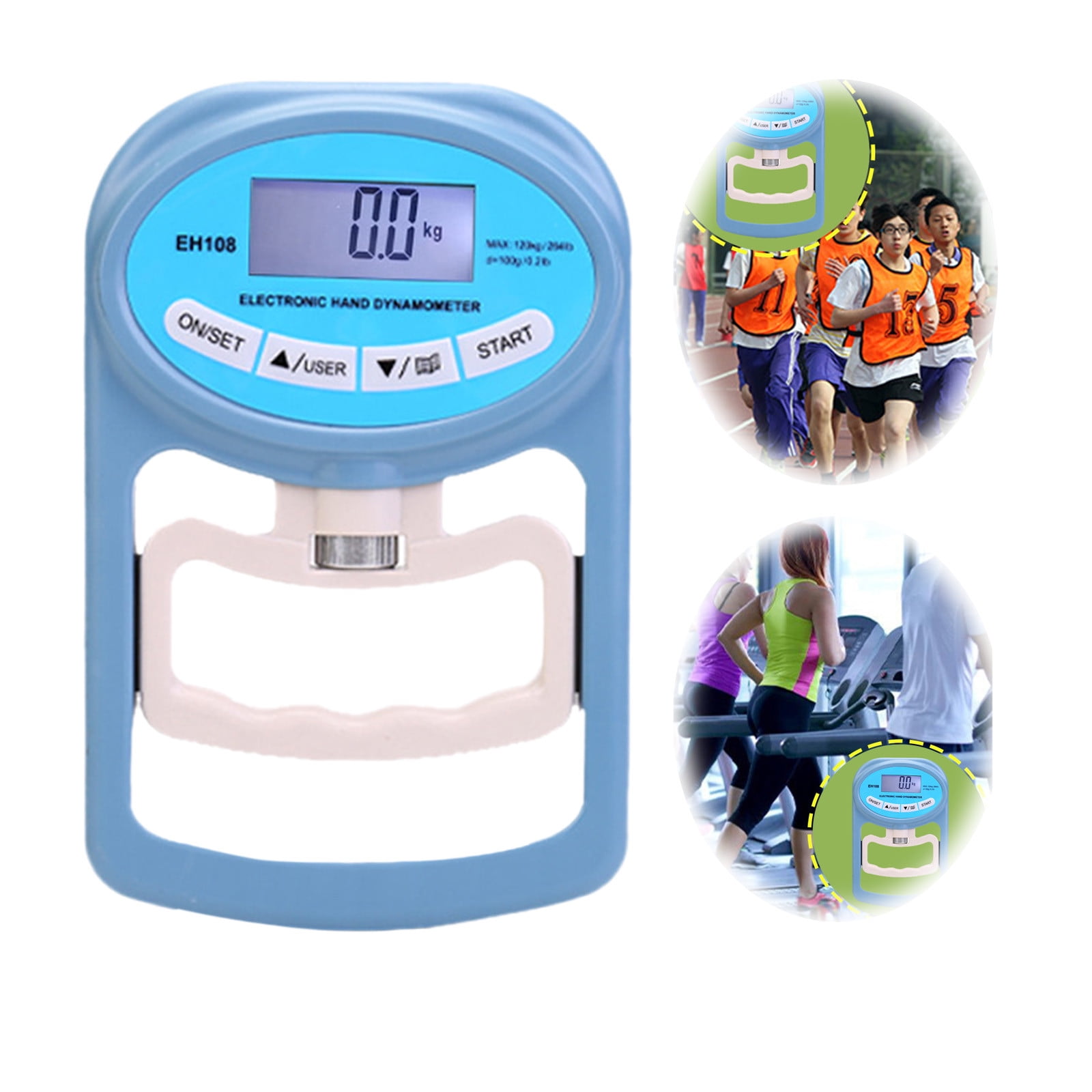 Hand Dynamometer Grip Strength Trainer Electronic Hand Grip Strength ...