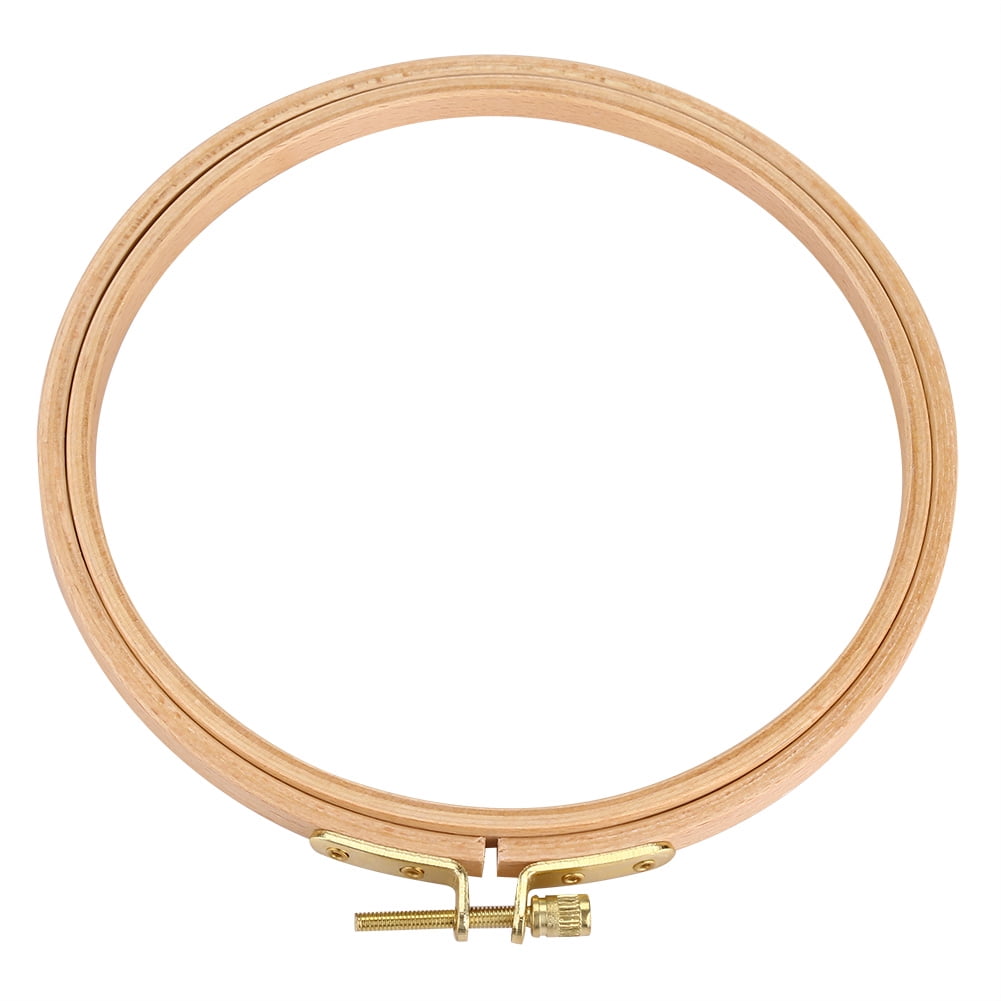 Hand Embroidery Hoop Wooden Circle Frame for Cross Stitch Embroider ...