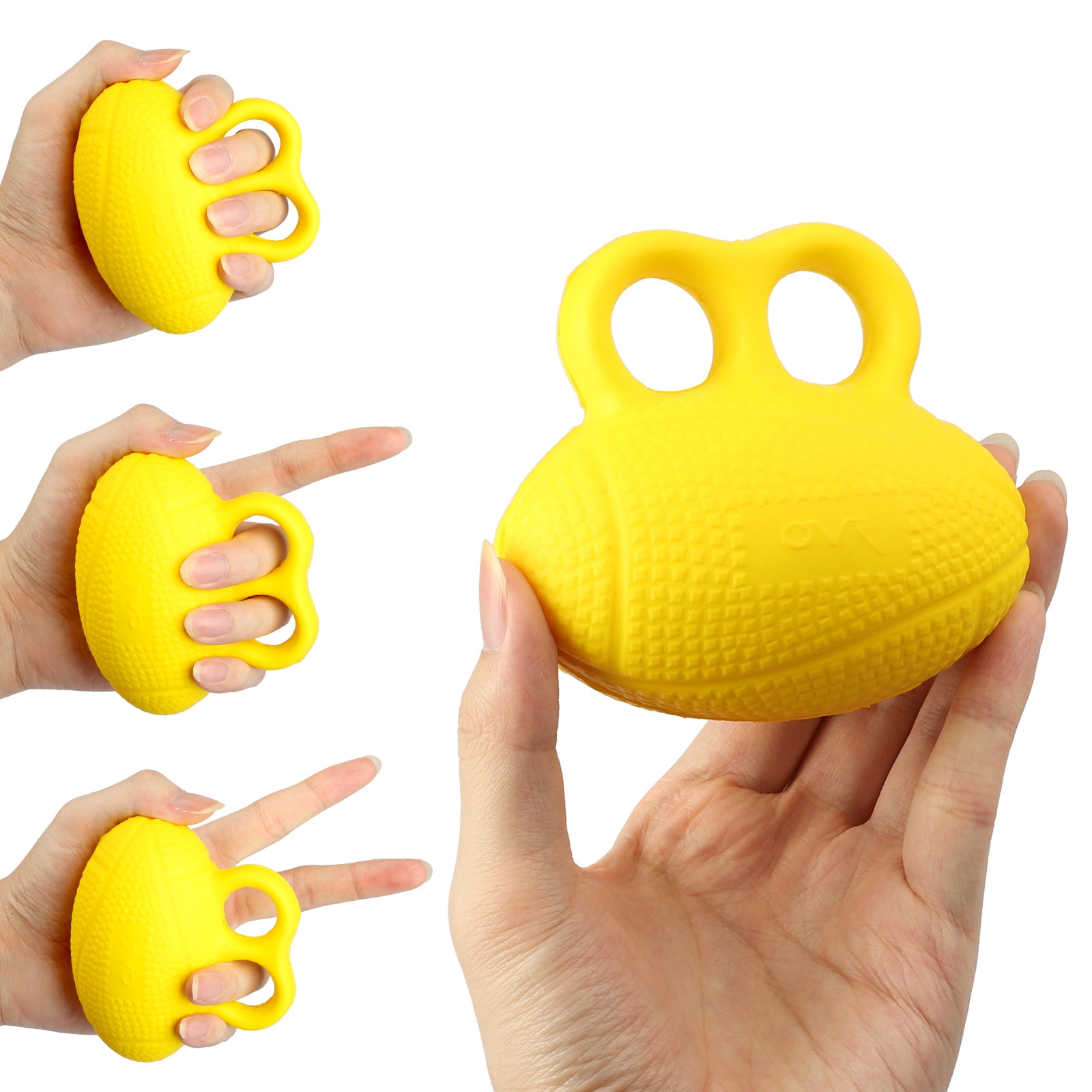 Hand Exerciser Ball, EEEkit Hand Grip Strength Trainer, Finger Grip ...