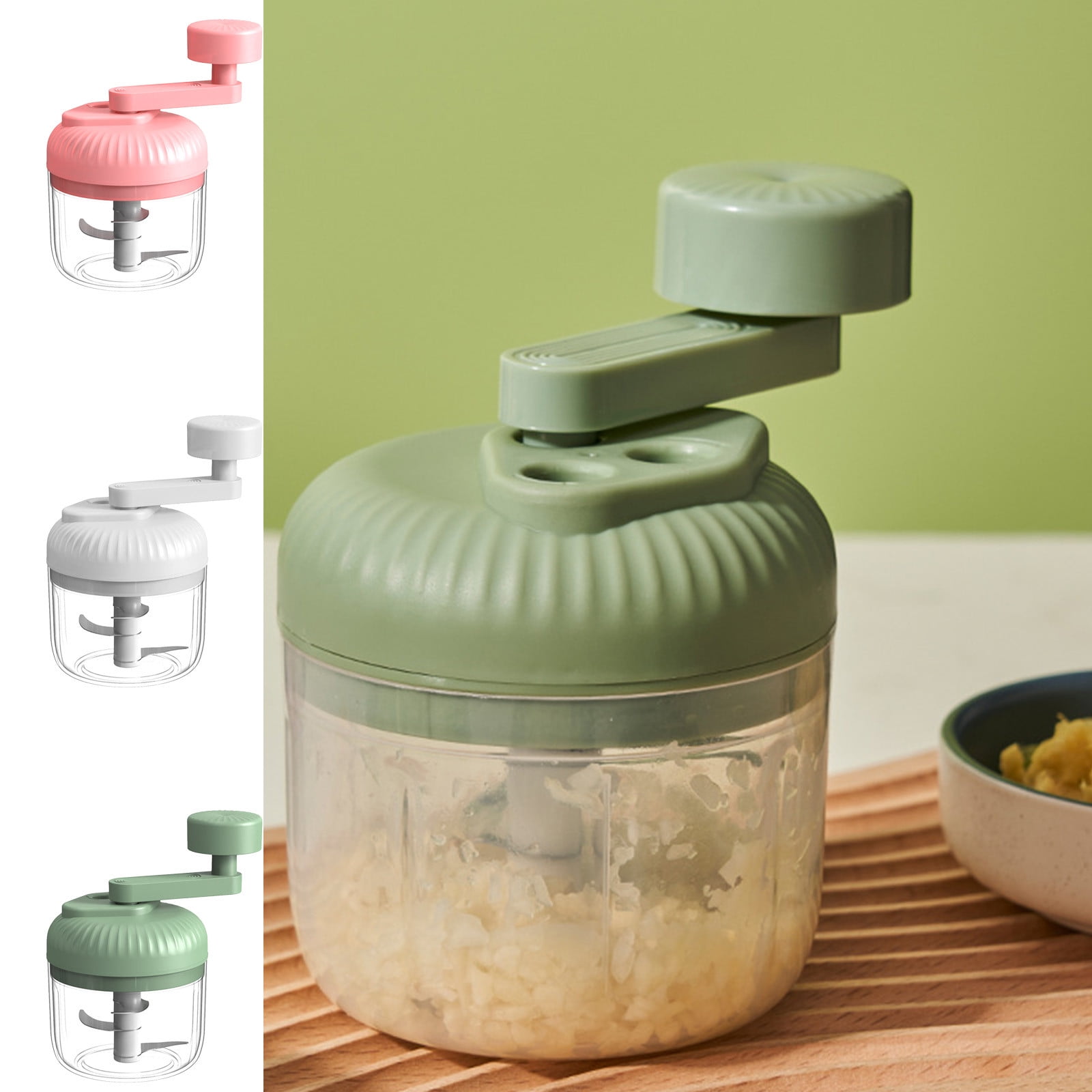 Hand Food Chopper under $5! CQCYD Handheld Food Chopper for Garlic ...
