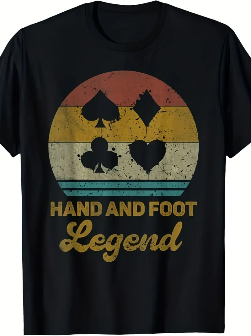 Hand And Foot Legend Funny Hand And Foot Card Game T-Shirt | Same style ...