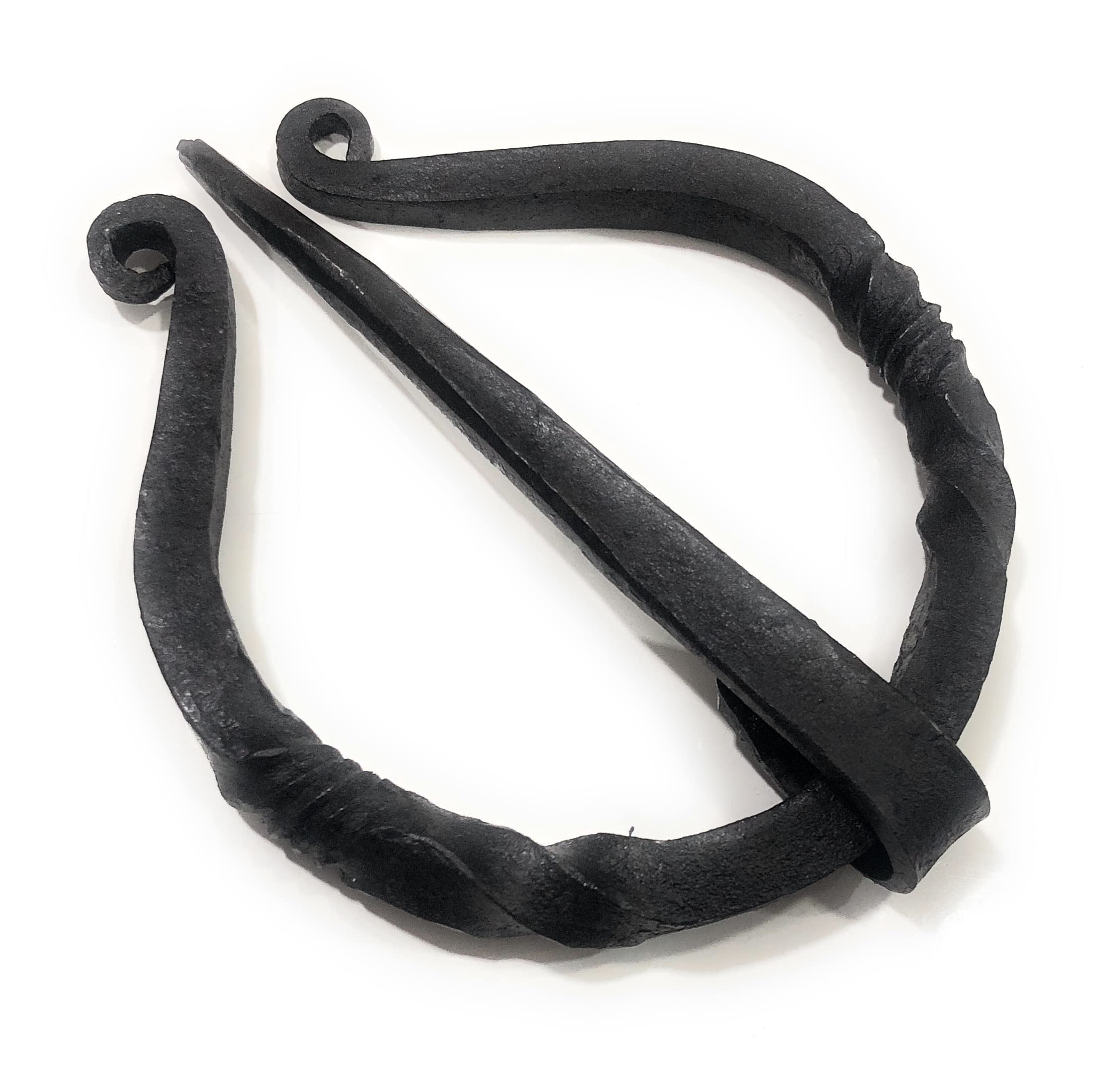 Hand Forged Penannular Brooch, Cloak/Scarf Pin Medieval Pin.|The ...