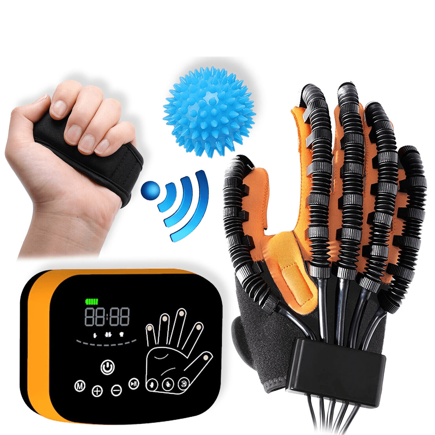 Hand Function Rehabilitation Robot Gloves for Finger Hemiplegia ...