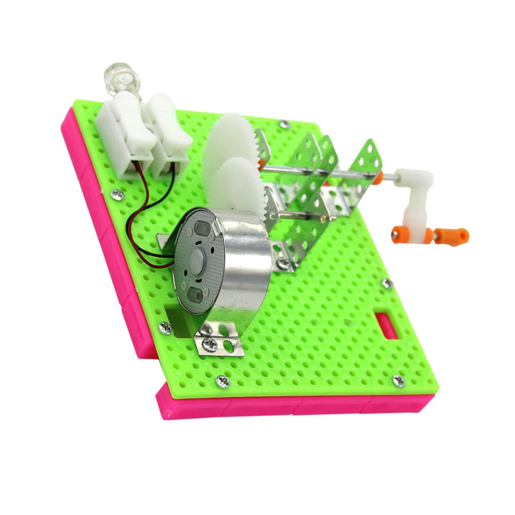 Hand Generator Portable Kit Toy Cars Teaching Model Hand-cranking ...