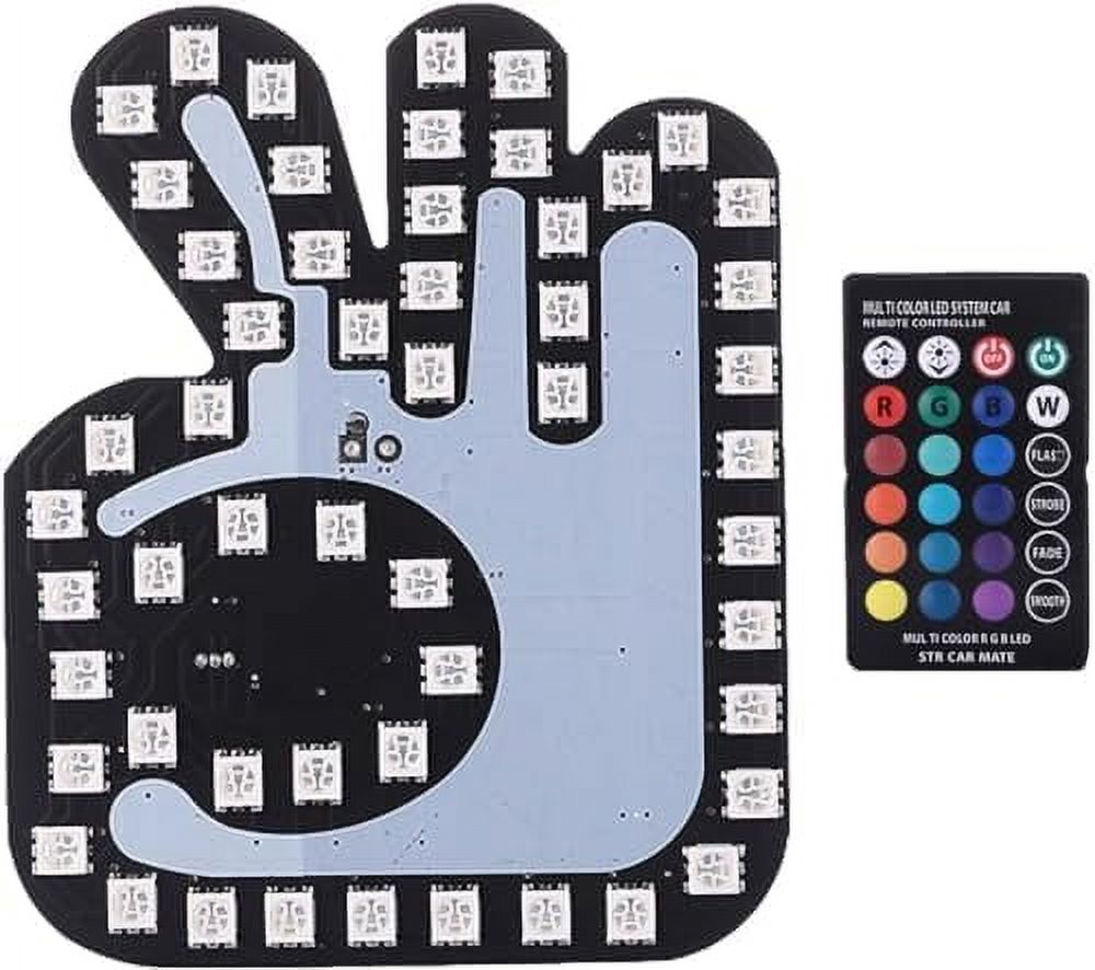 Hand Gesture Light, Fun and Exquisite Car Accessory, Middle Finger ...