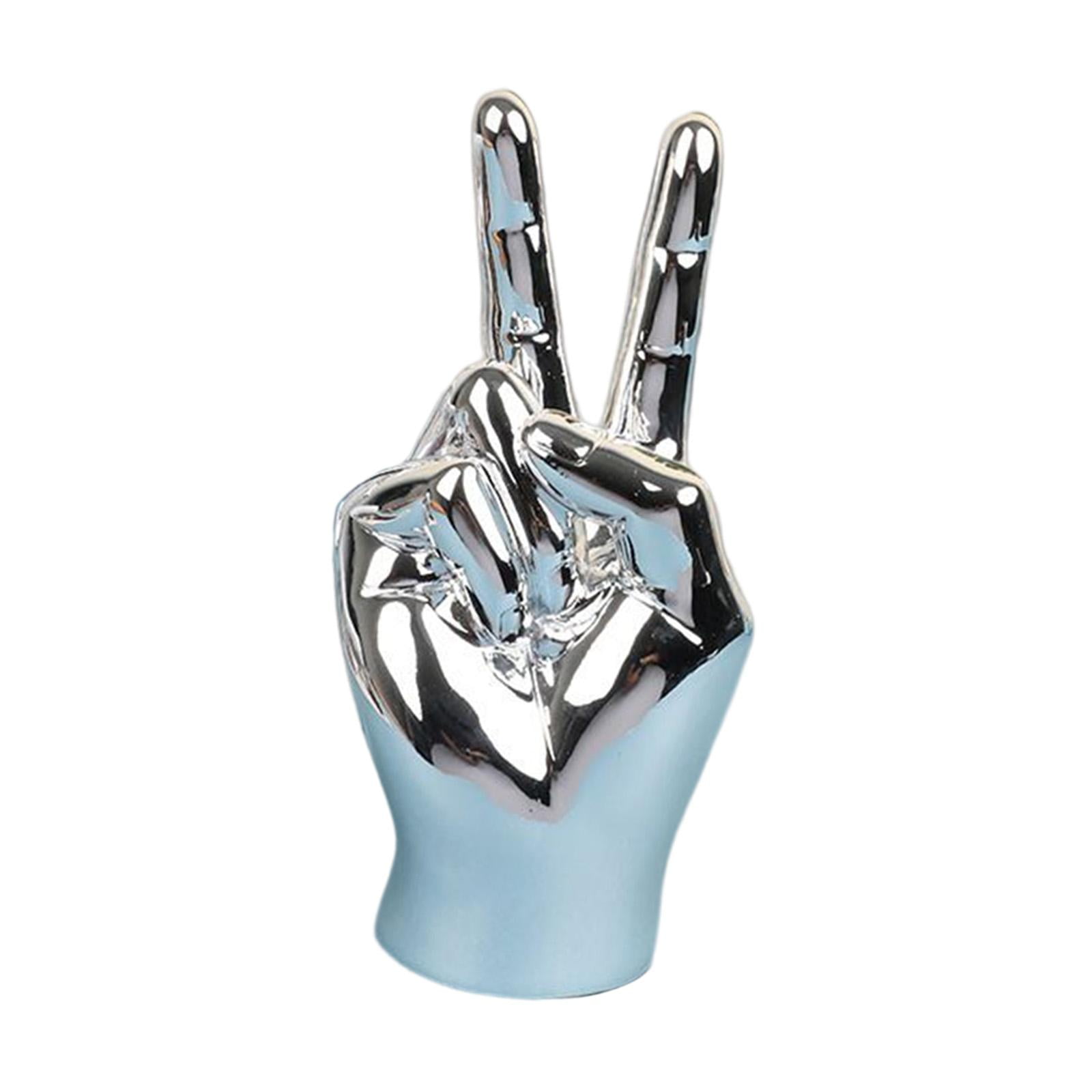 Hand Gesture Statue Creative Hand Sculpture for Home Table Centerpiece ...