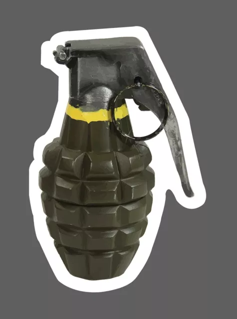 Hand Grenade Sticker Waterproof Explosive Sticker Phone Decal Water ...