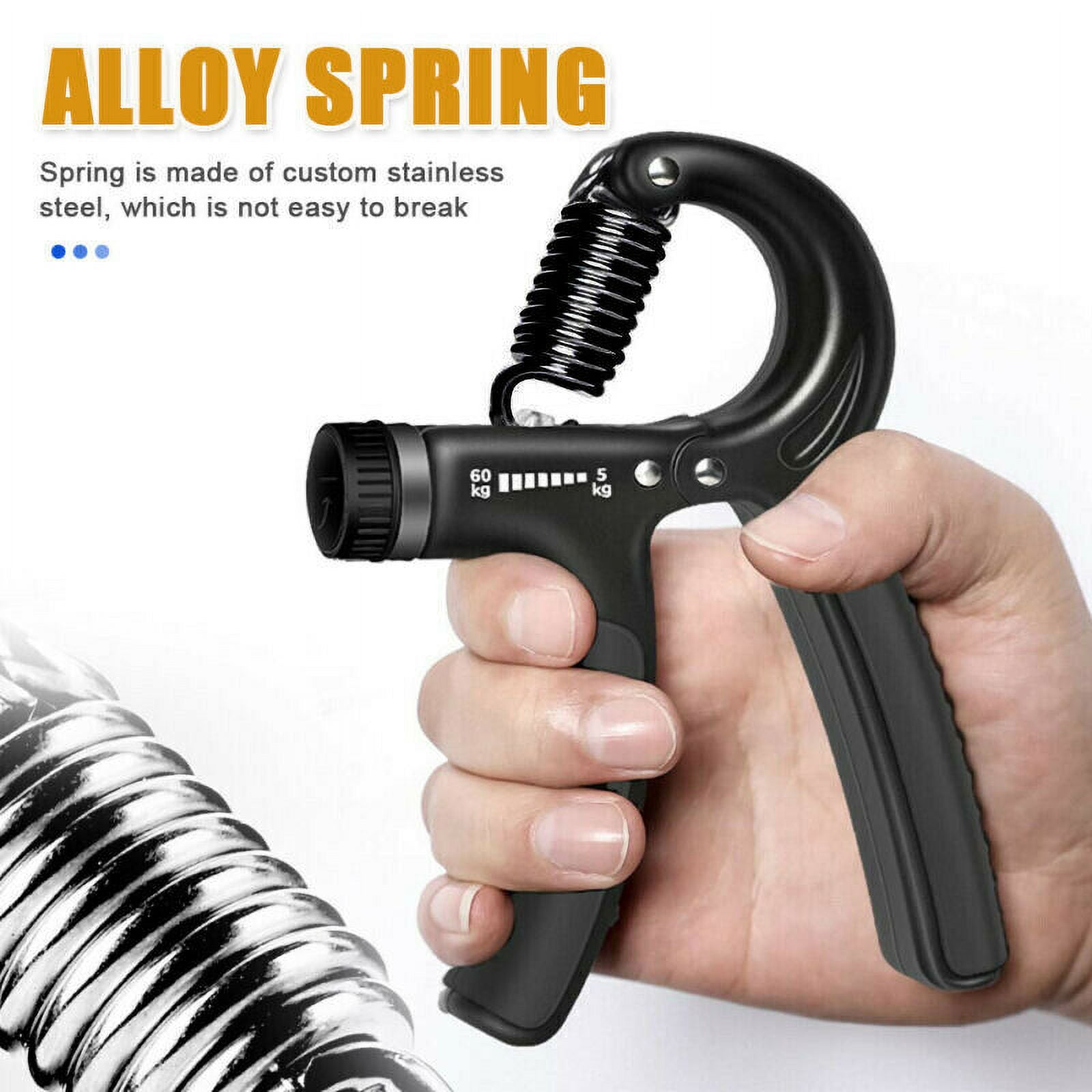 Hand Grip Adjustable Trainer Gripper Strengthener Gym Strength Exerciser Adjusta - Walmart.com