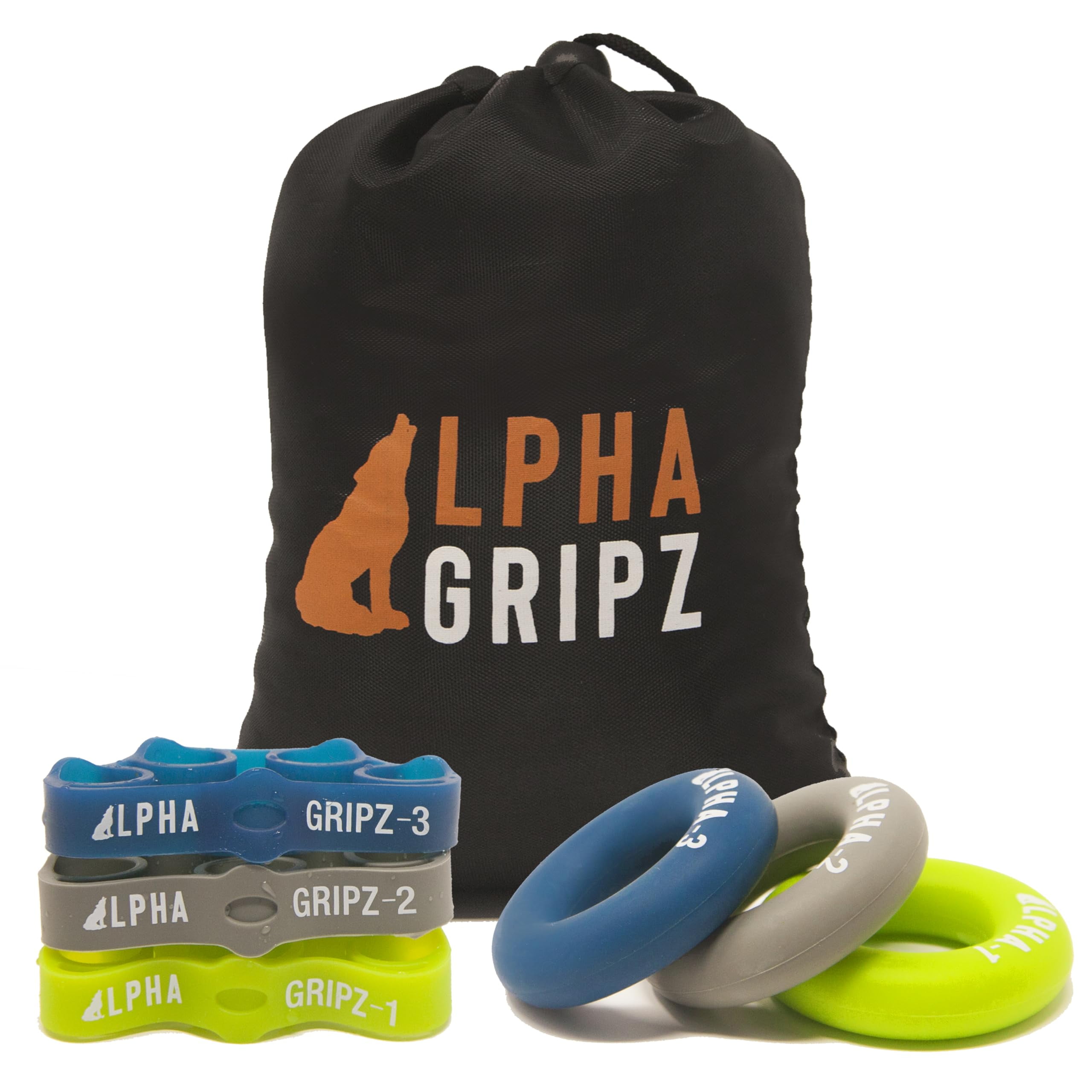 Hand Grip Extensor Flexor Trainer Kit, Resistance Bands for Forearm ...