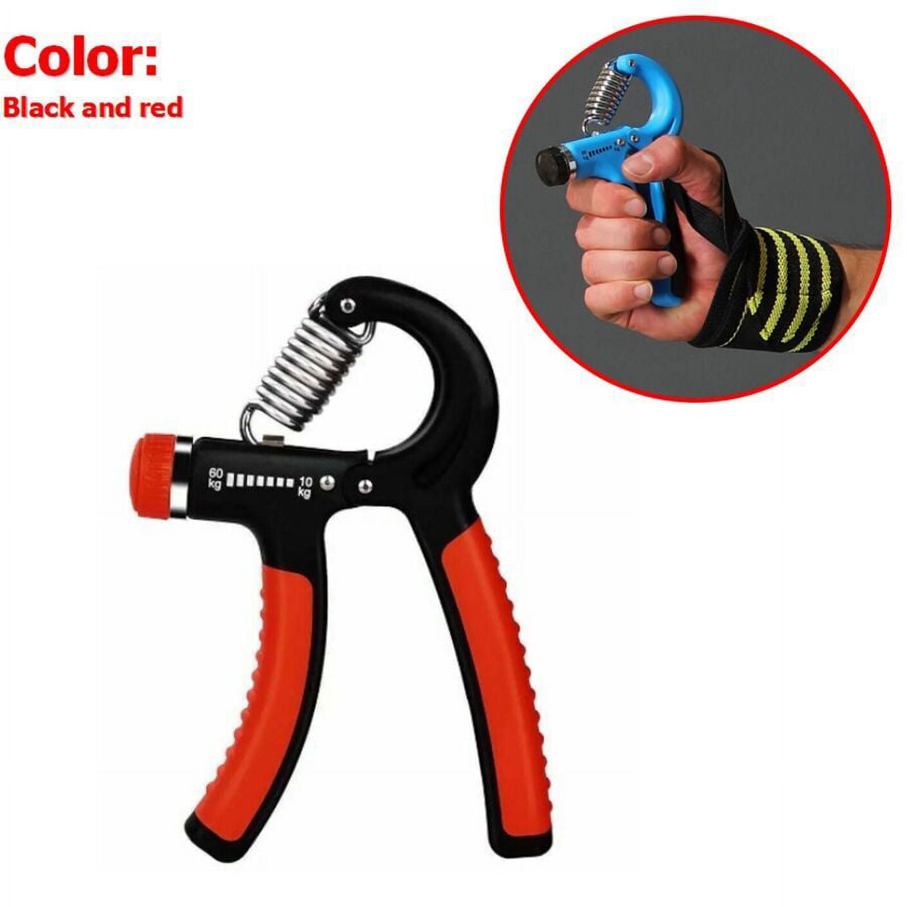 Hand Grip Strength Power Trainer Gripper Strengthener Adjustable ...