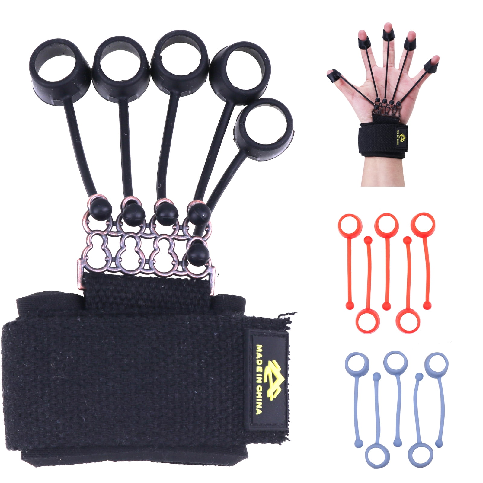 Hand Grip Strength Trainer - 3 Resistance Levels Hand Grip Strengthener ...