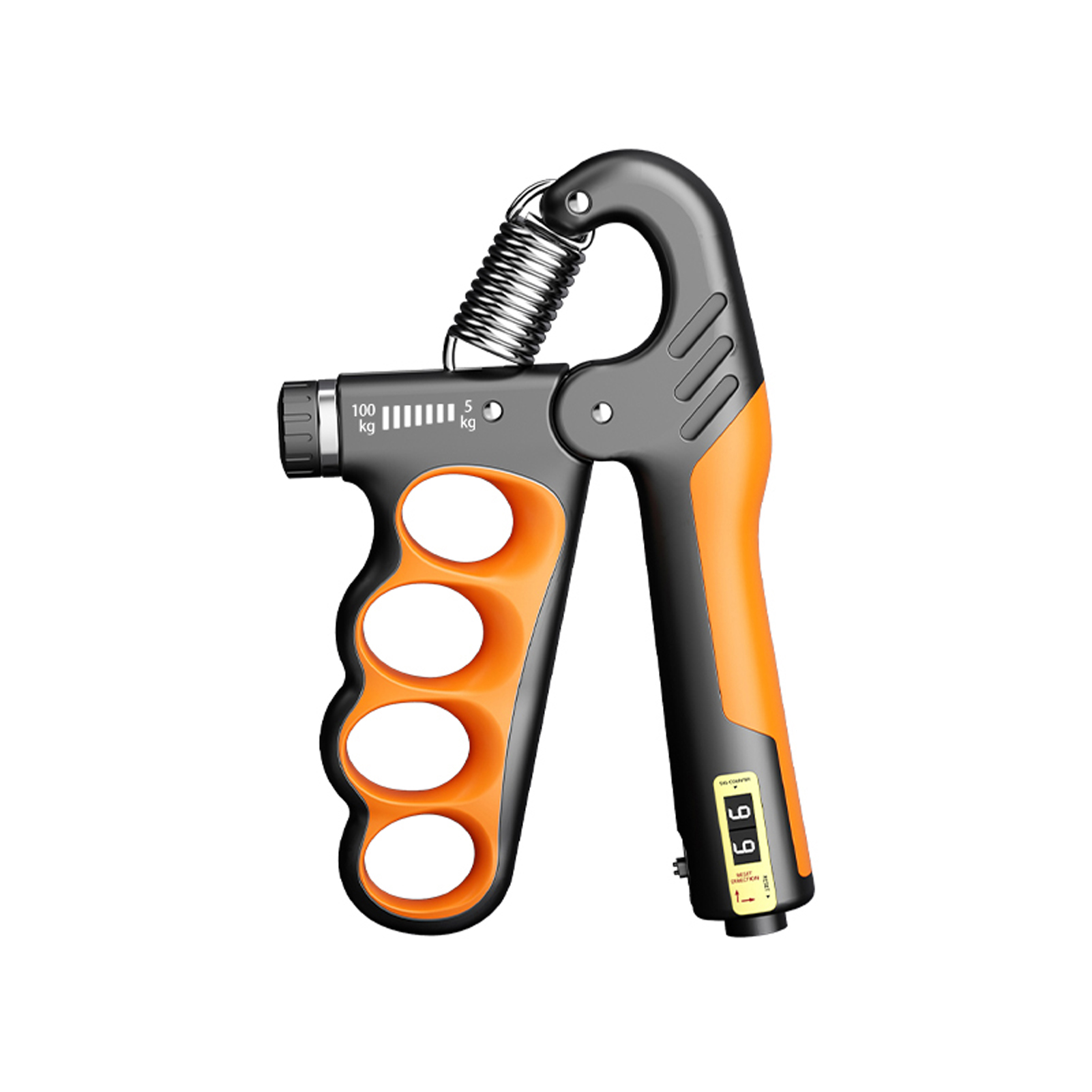 Hand Grip Strength Trainer with Counter 11-220lbs (5-100kg) Adjustable ...