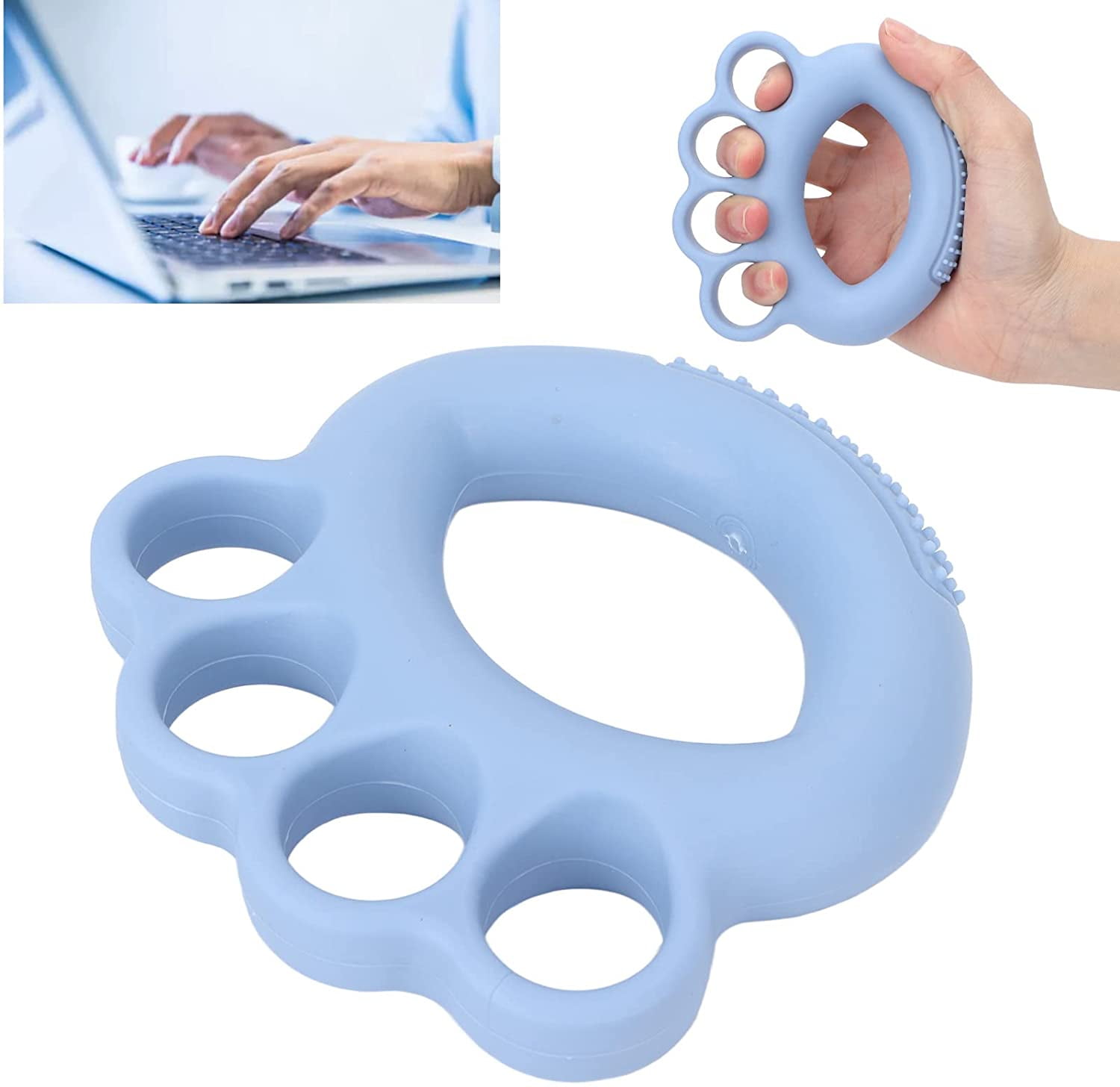 Hand Grip Strength Trainer, Hand Grip Strength Balls Stress Relief Ring ...