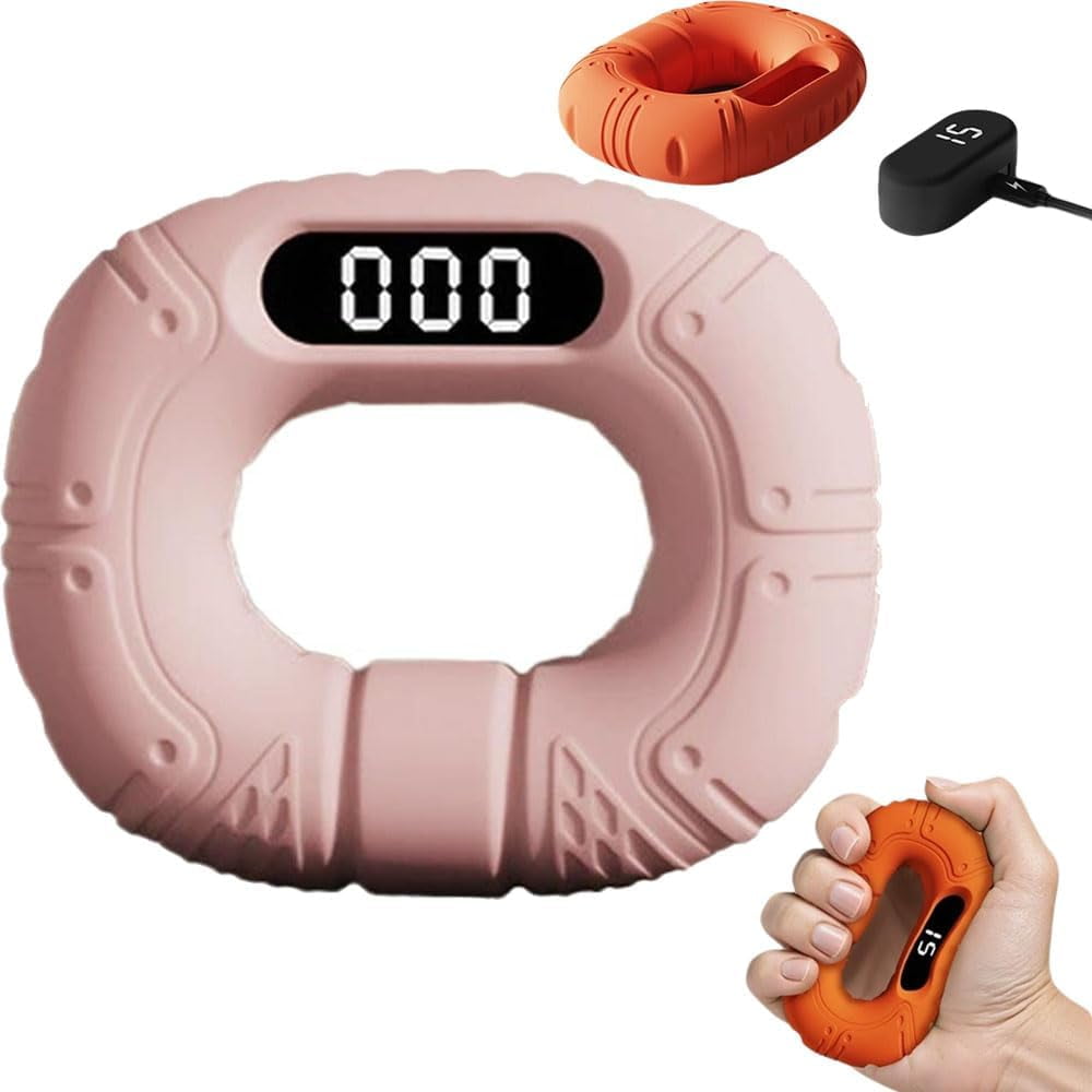 Hand Grip Strengthener with Counting and Pages, Rechargeable Digital ...