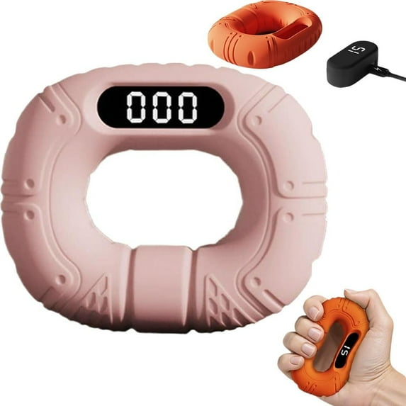 Hand Grip Strengthener with Counting and Pages, Rechargeable Digital ...