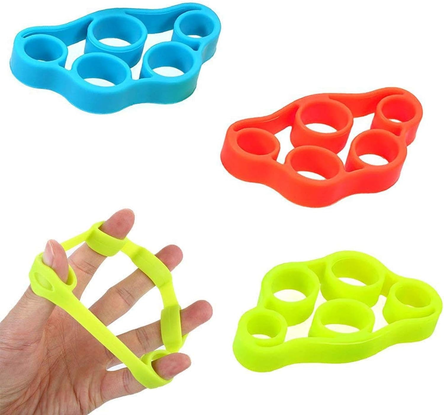 Hand Grip Strengthener Finger Stretcher Exerciser Strength Trainer ...